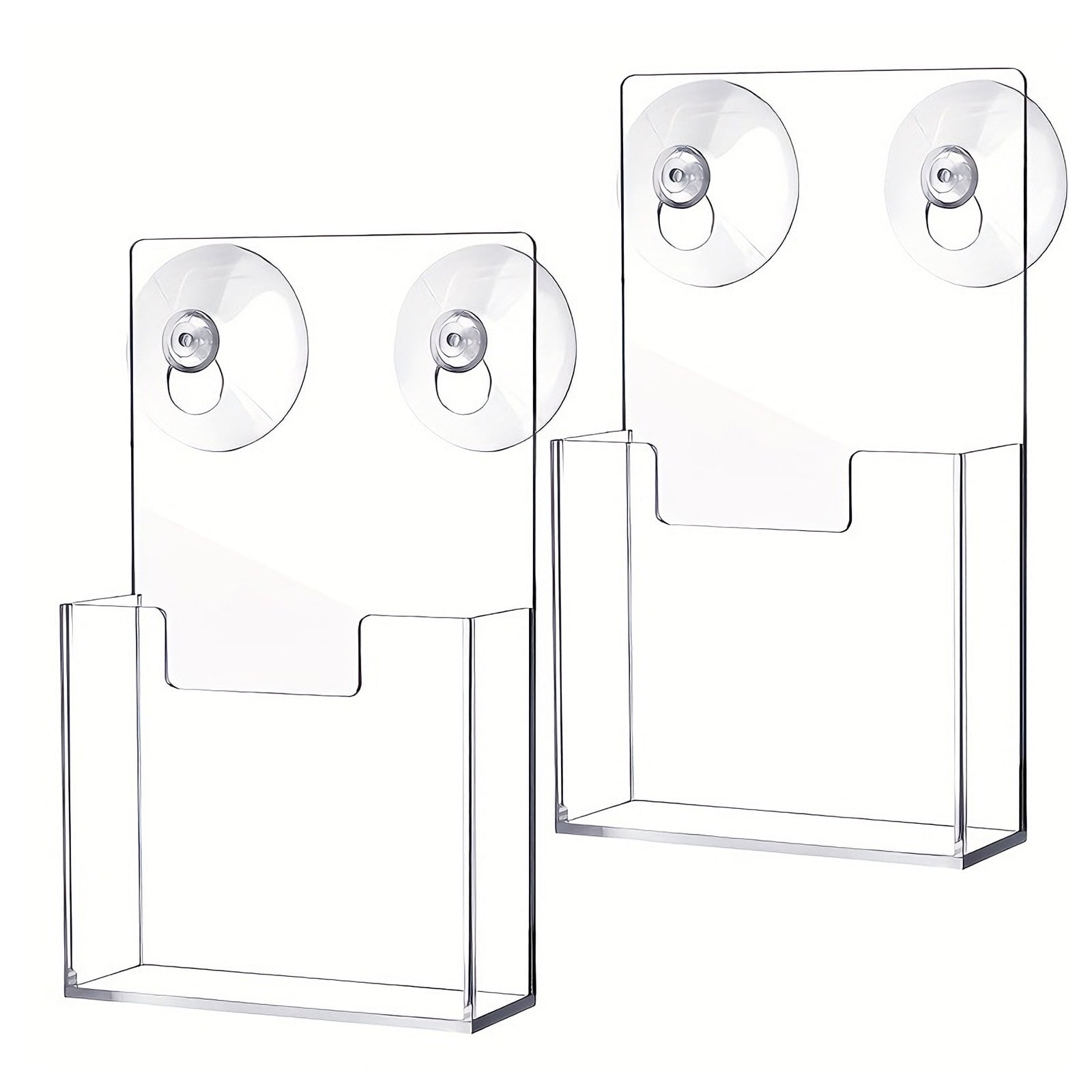 High Visibility Acrylic Wall Display Stand with Suction Cups For ...
