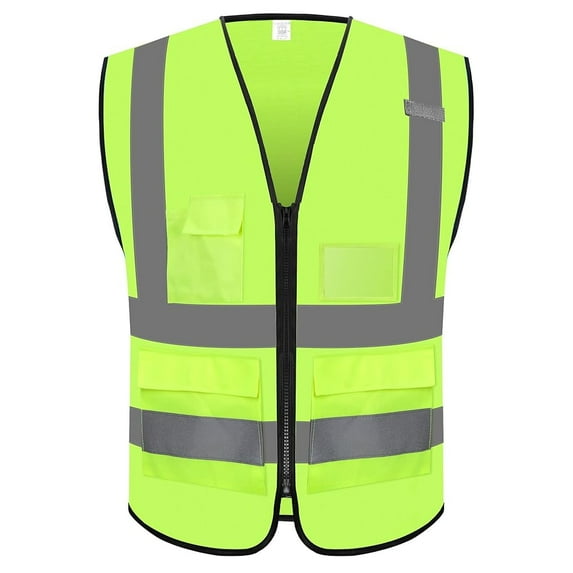 IXCE High visibility, breathable, adjustable, blue fluorescent warning ...