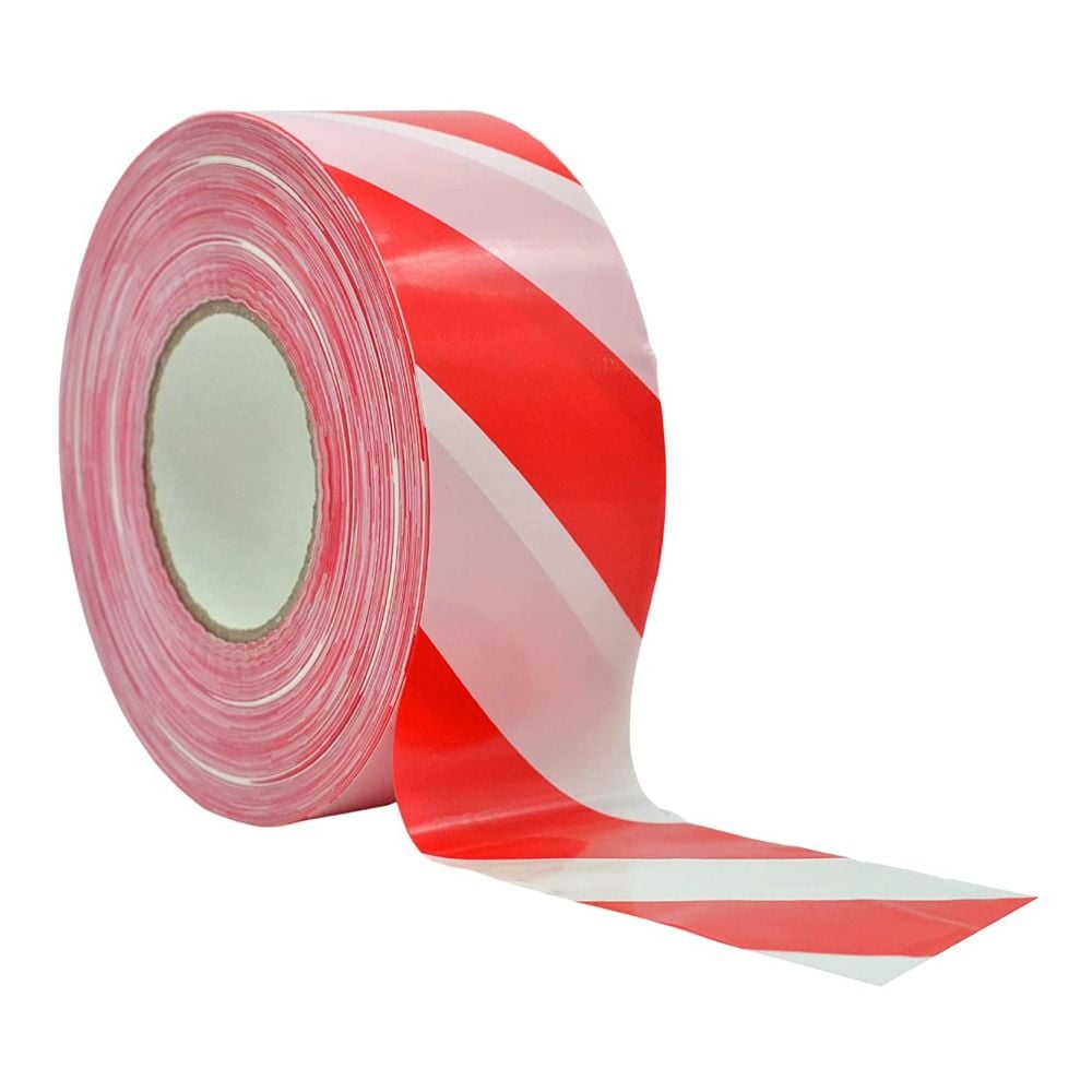 High Visibility Construction Barrier Tape Red Flagging Tape Caution Tape Non-Adhesive Safety ...