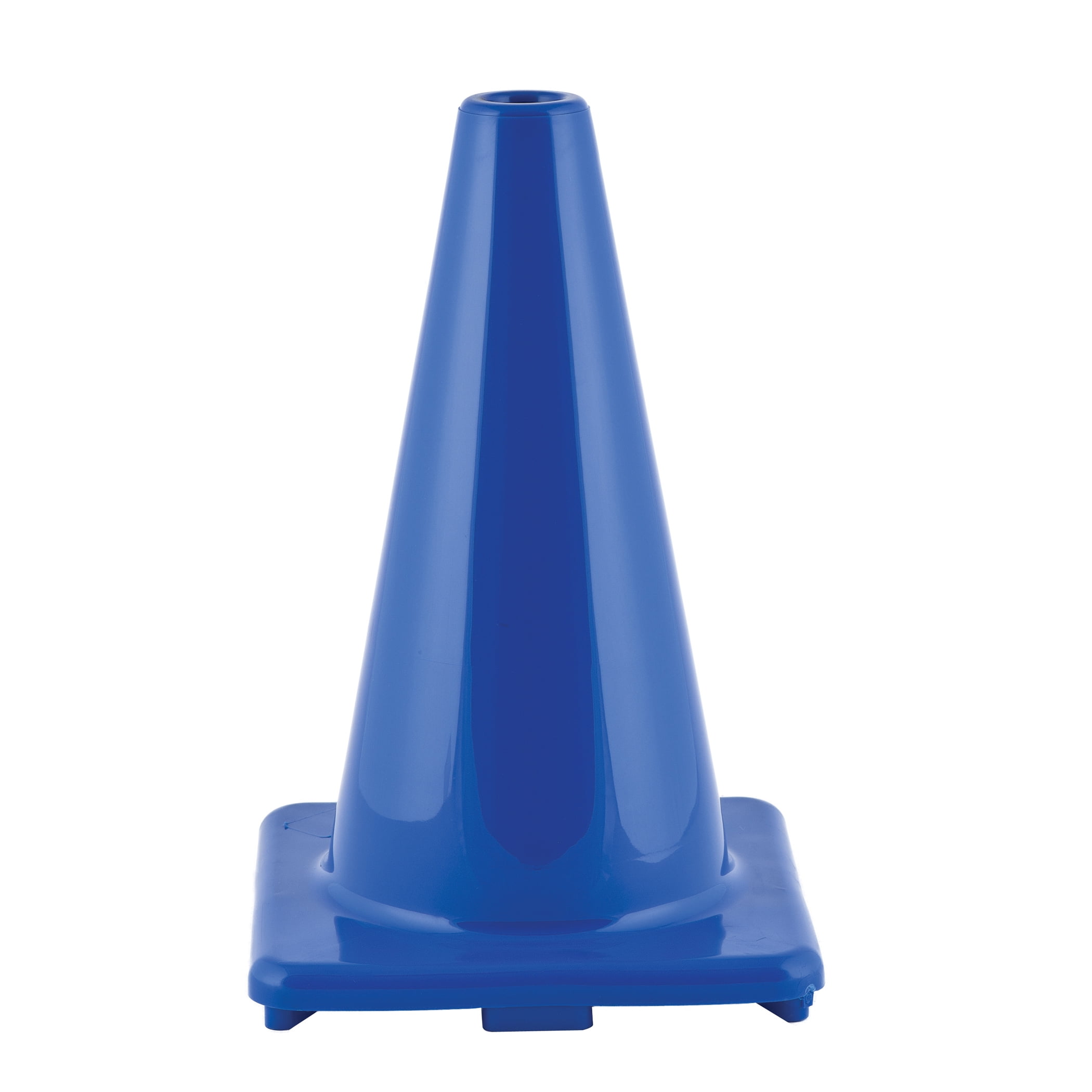 High Visibility Flexible Vinyl Cone, 12” Royal Blue, Pack of 3 ...