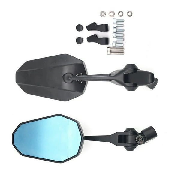 High Visibility Motorcycle Side Glass Easy Installation Vibrations ...