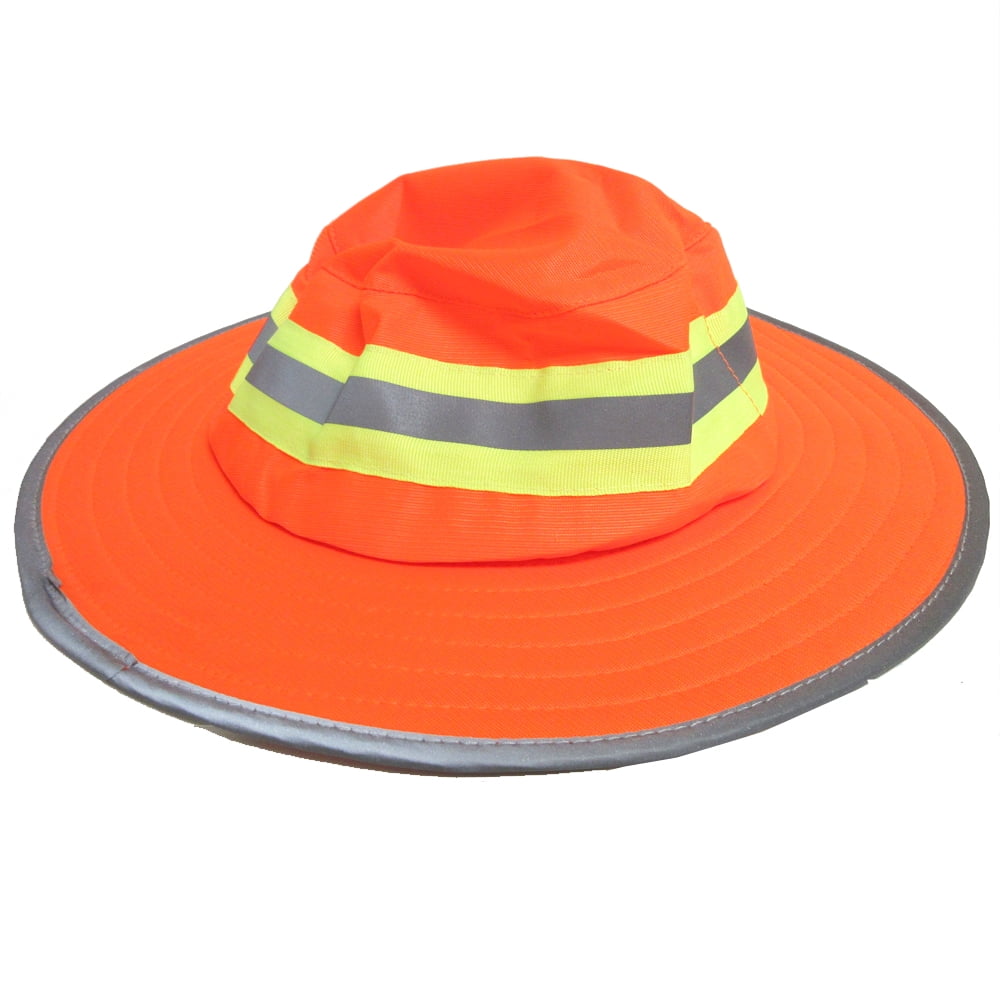 High Visibility Ranger Hat Reflective Safety Boonie Adjustable Neck ...