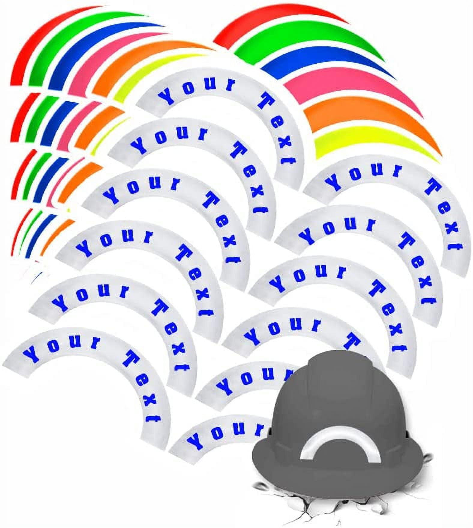 High Visibility Reflective Safety Hard Hat Sticker Customize Logo Hi ...