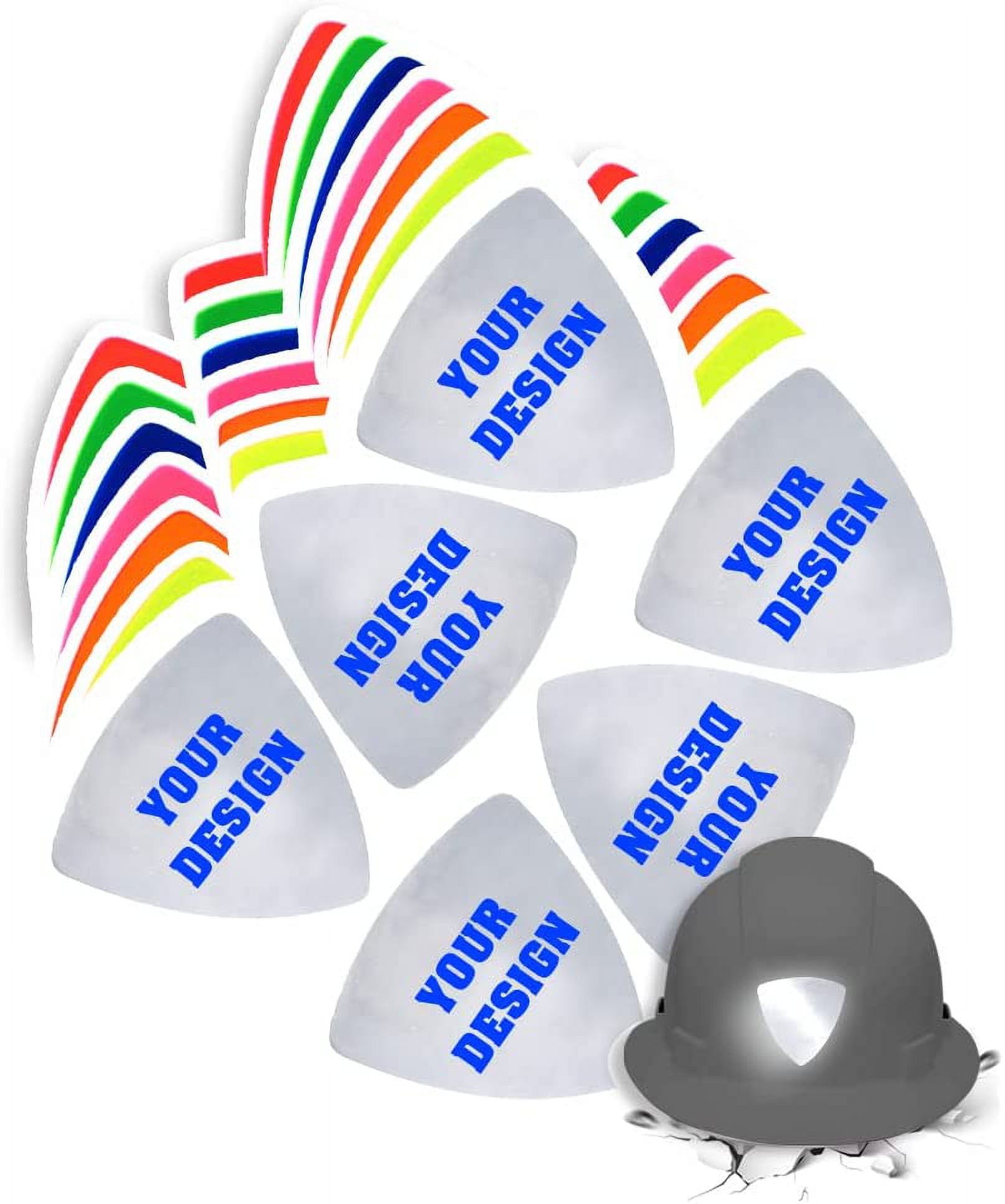 High Visibility Reflective Safety Hard Hat Sticker Customize Logo Hi ...