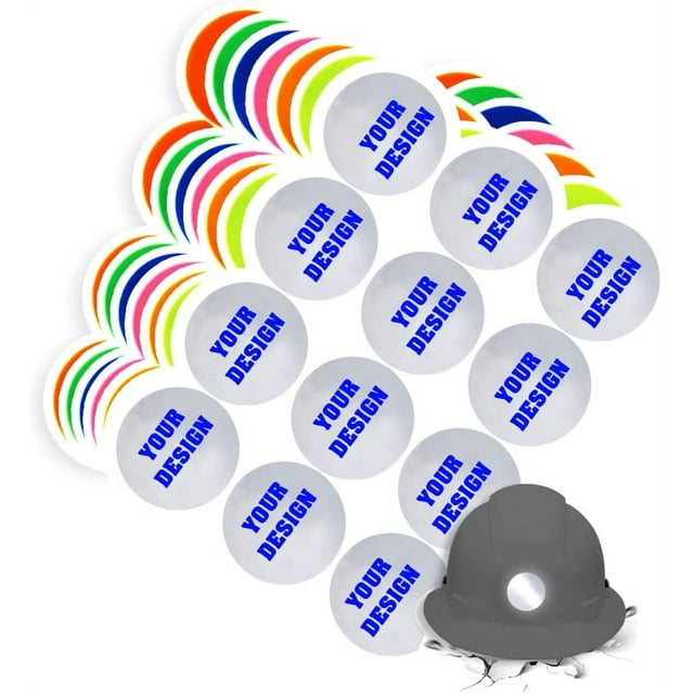 High Visibility Reflective Safety Hard Hat Sticker Customize Logo Hi ...