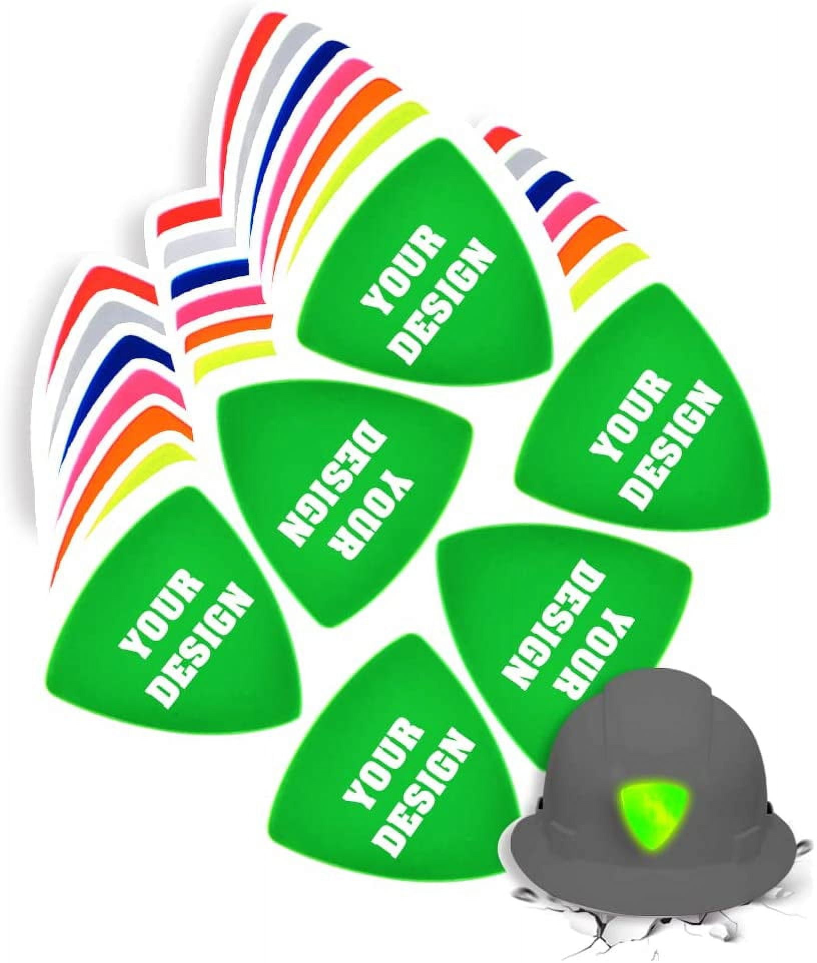 High Visibility Reflective Safety Hard Hat Sticker Customize Logo Hi ...