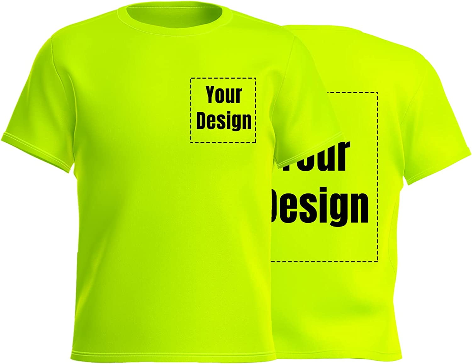 High Visibility Reflective Safety Shirts Custom Your Logo Hi Vis t ...