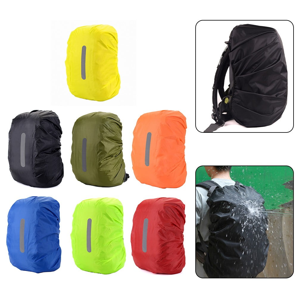 High Visibility Reflective Strip Backpack Rain Cover For Outdoor Travel ...