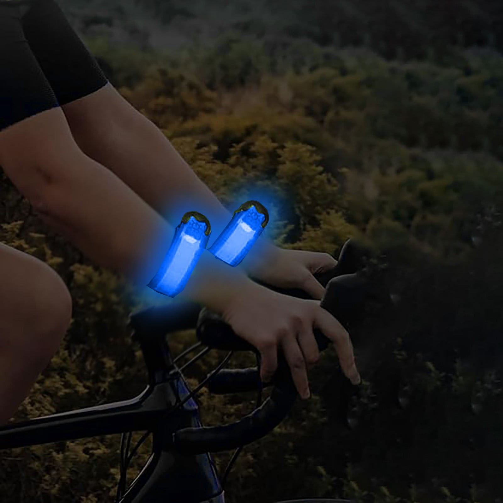 High Visibility LED Bands for Runners - Rechargeable Reflective Running ...