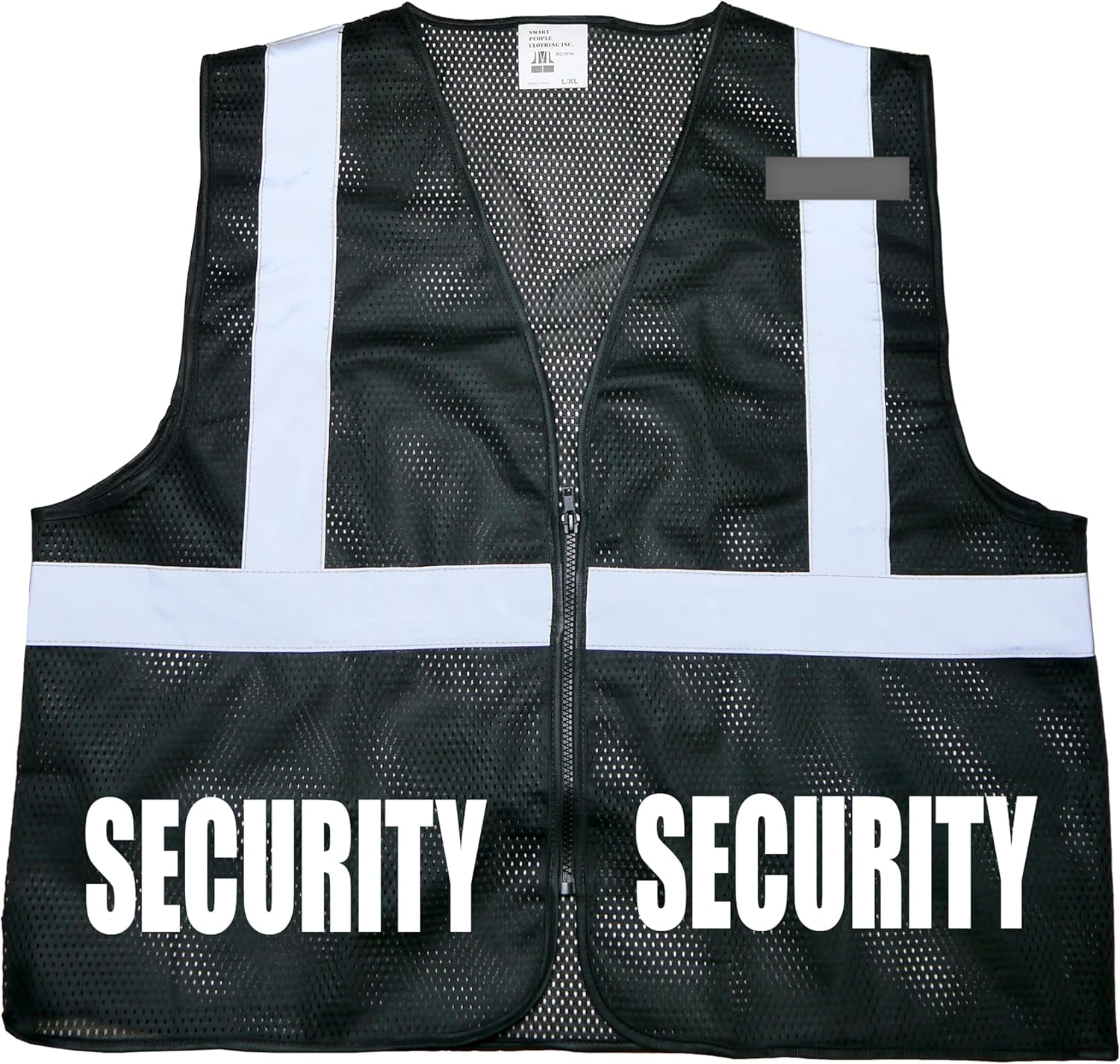 High-Visibility Safety Vest with Reflective Strips on Front and Back ...