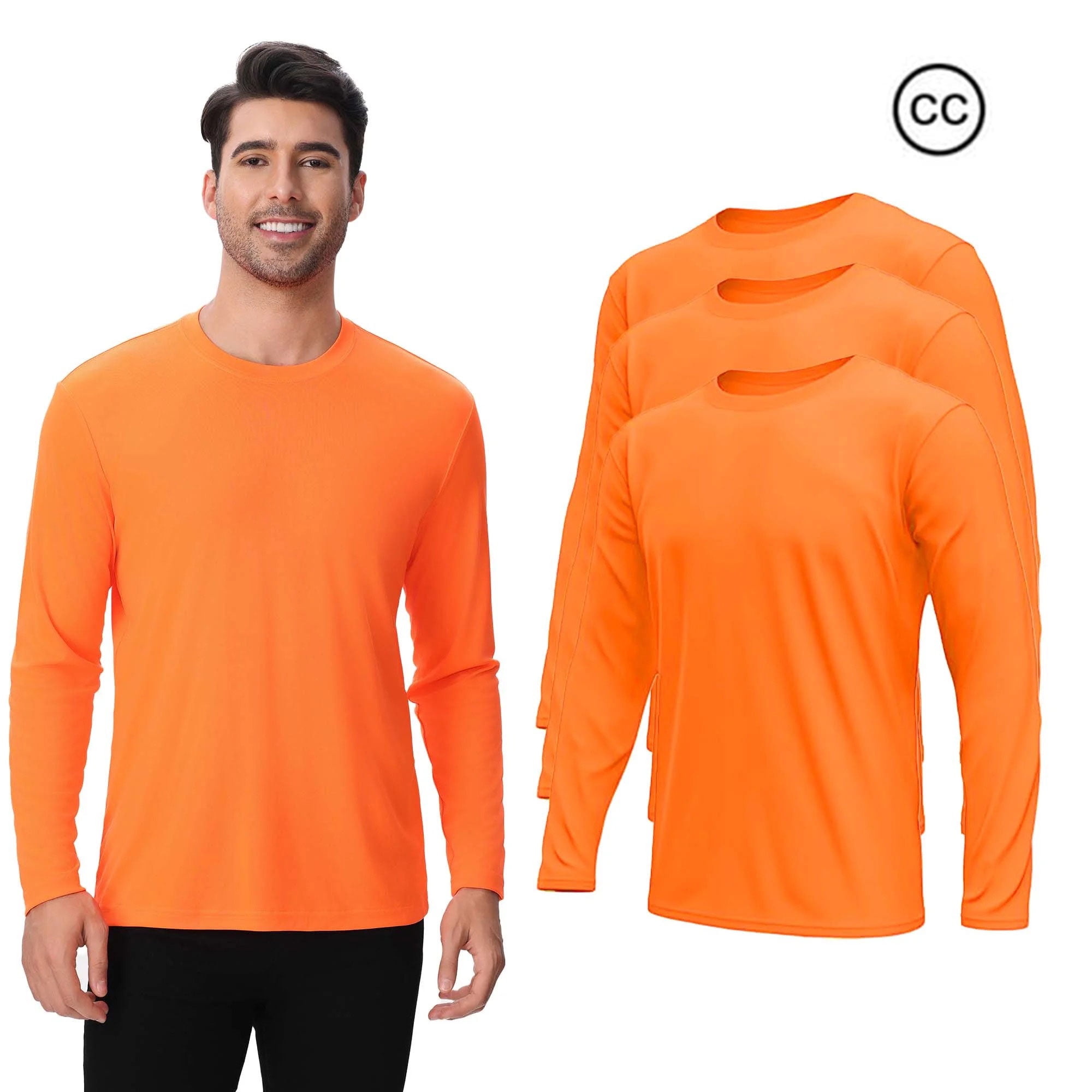 High Visibility Safety Work T-Shirt for Men | Reflective Pure Dry Fit ...