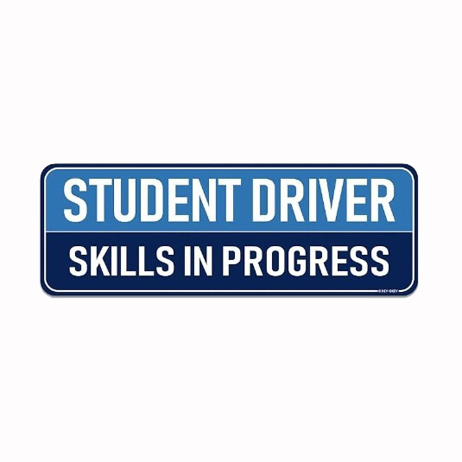 High-Visibility Student Driver Car Magnet Sticker - Durable and Easy to ...