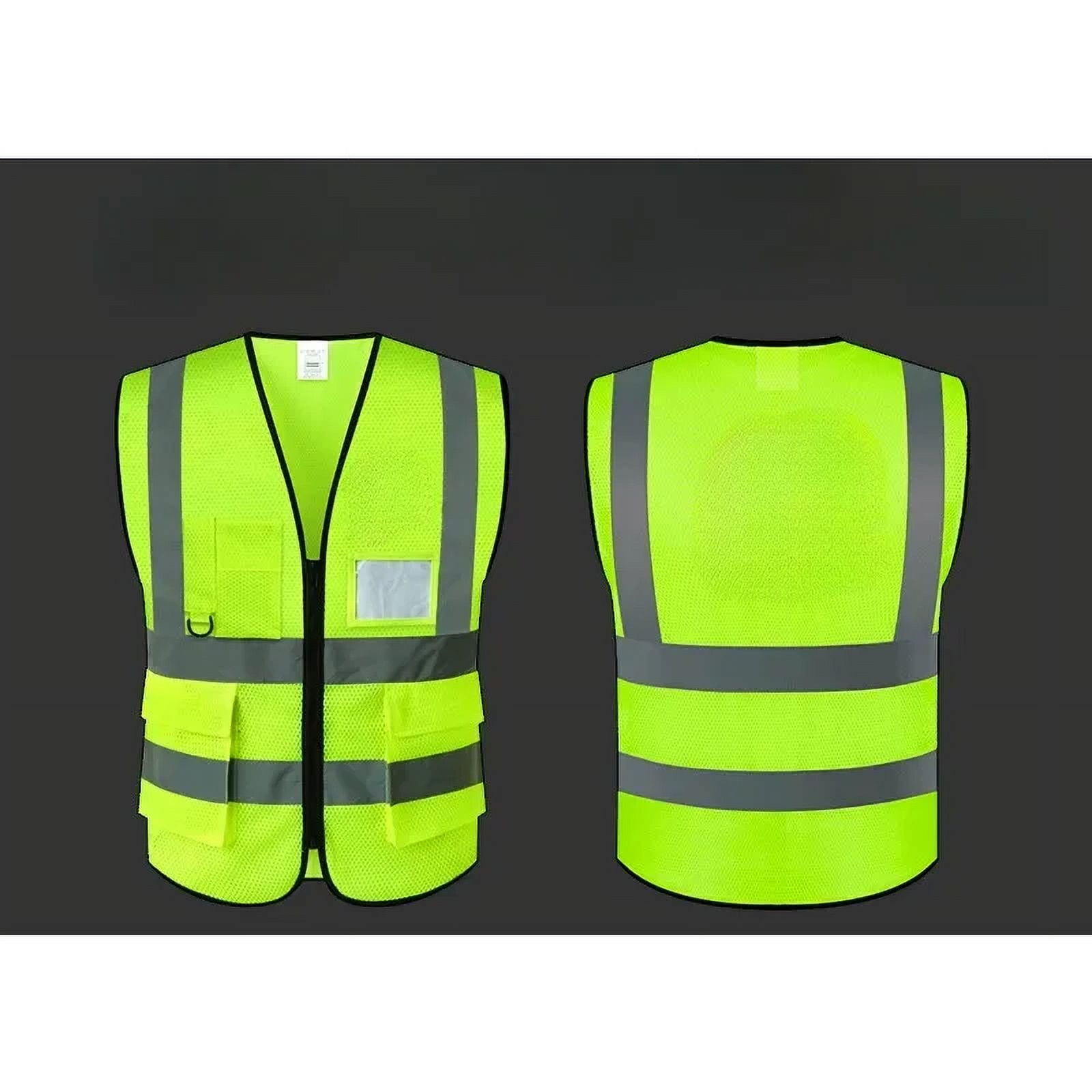 High Visibility reflective Safety Vest Workwear Executive Vest ...