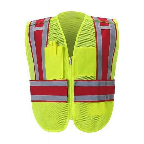 High-Viz Public Safety Vest, Red - Regular - Walmart.com