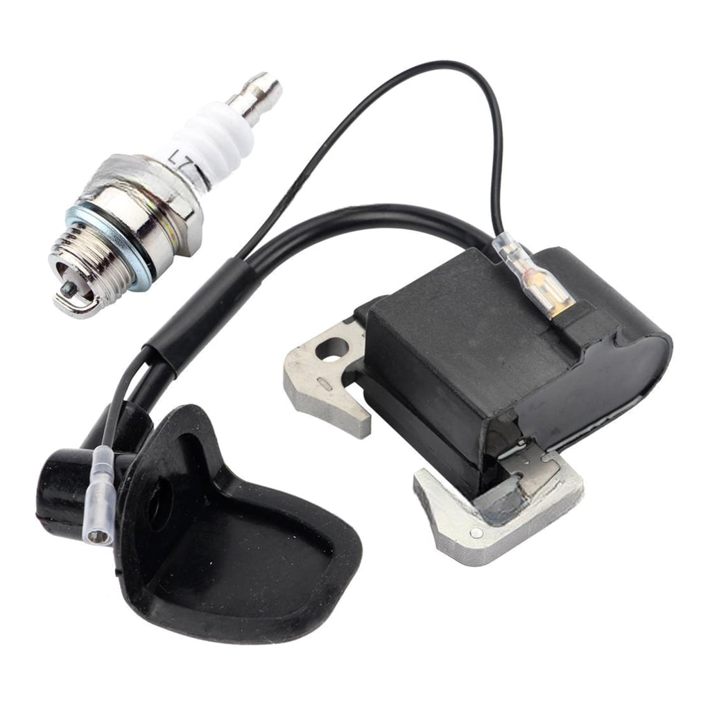 High Voltage Engine Ignition Coil &Spark Plug for 47CC 49CC ATV Pocket ...