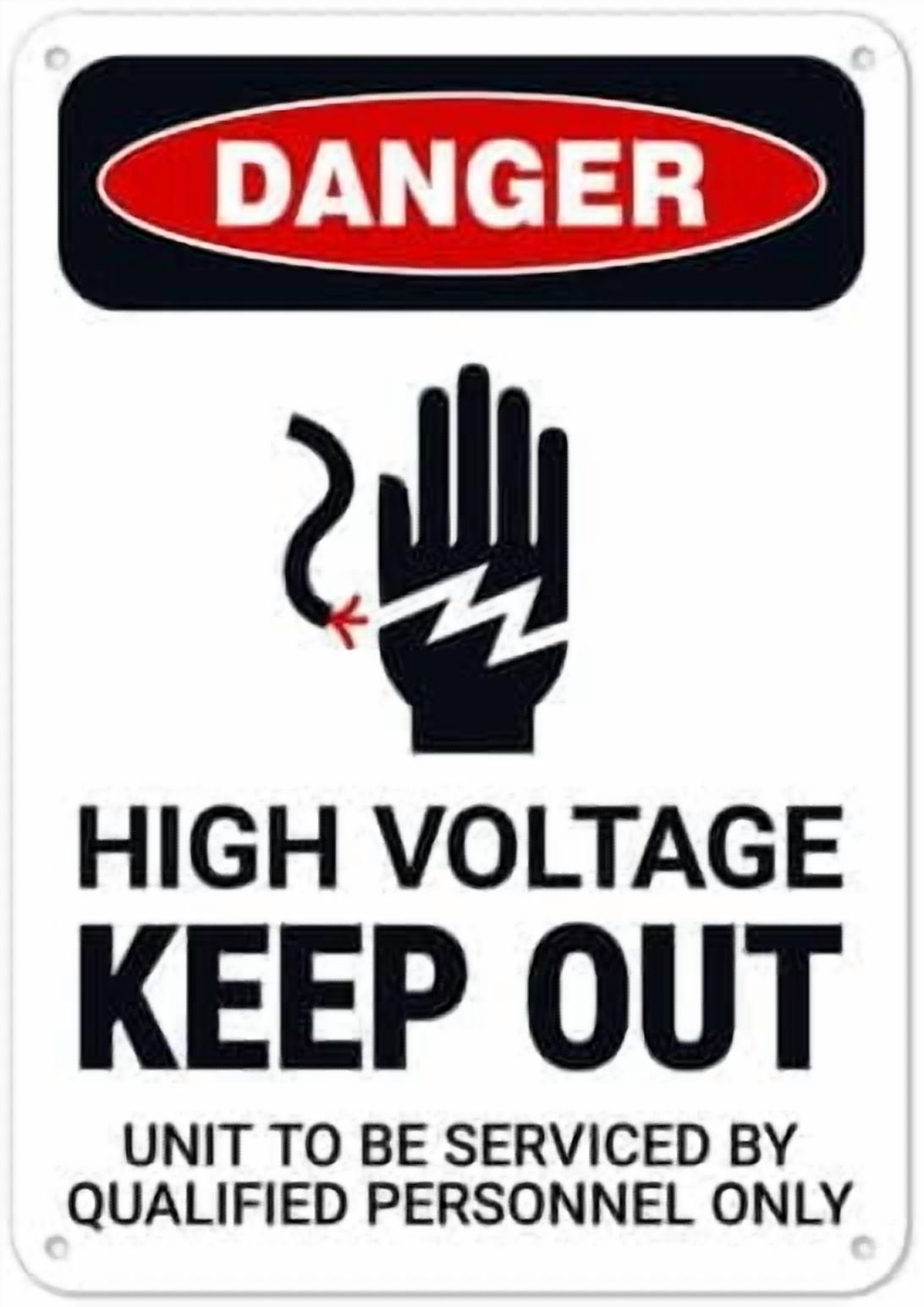 High Voltage Keep Out Unit To Be Serviced By Qualified Personnel Only ...