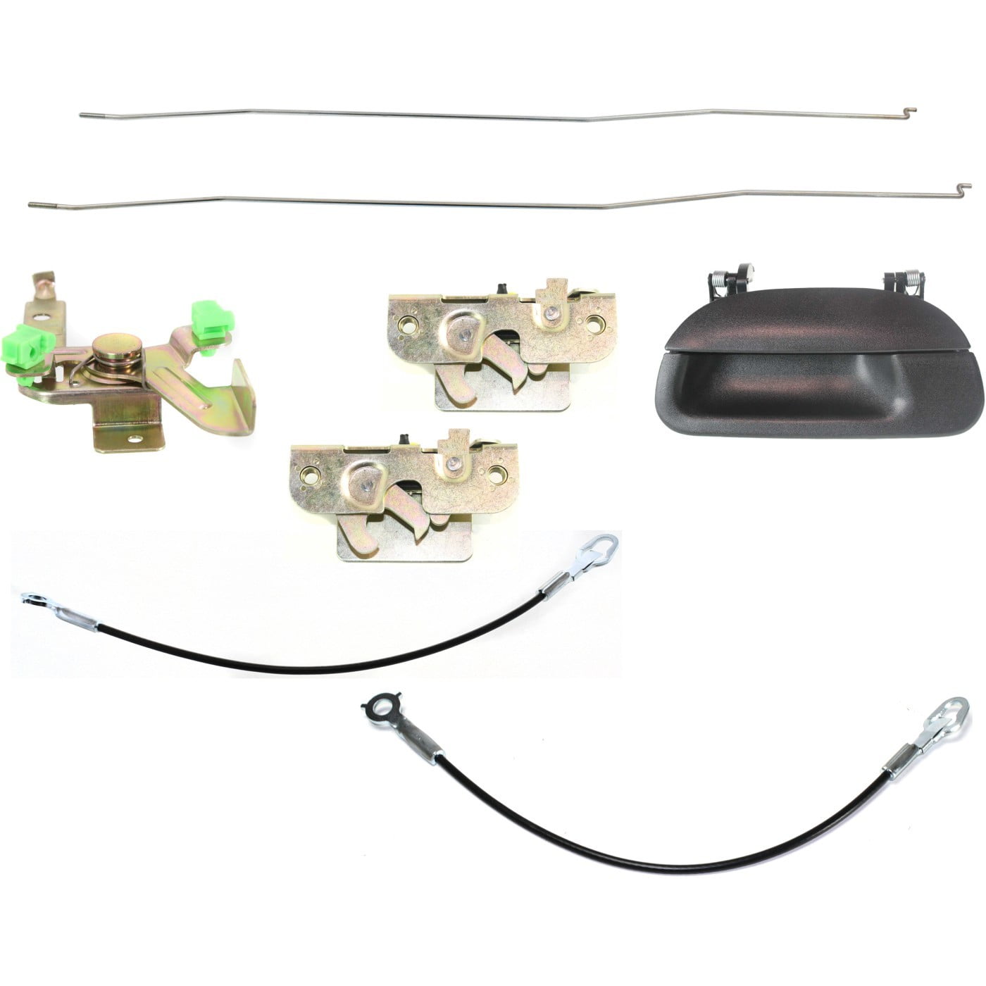 High-Volume for Truck Tail Gate Handle Kit - 8-Piece Smooth Black ...