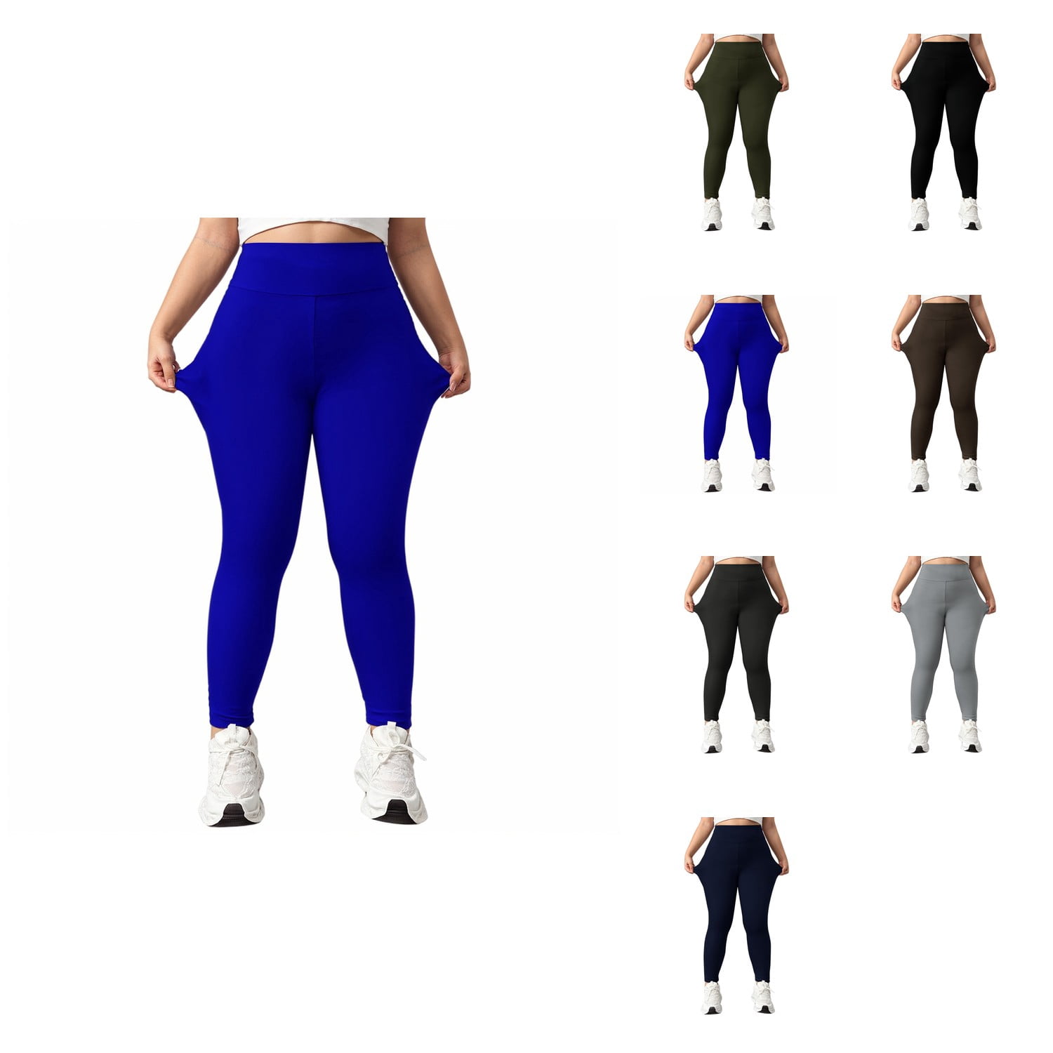 High Waist Full Length Yoga Pants for Women – Tummy Control, Buttery ...