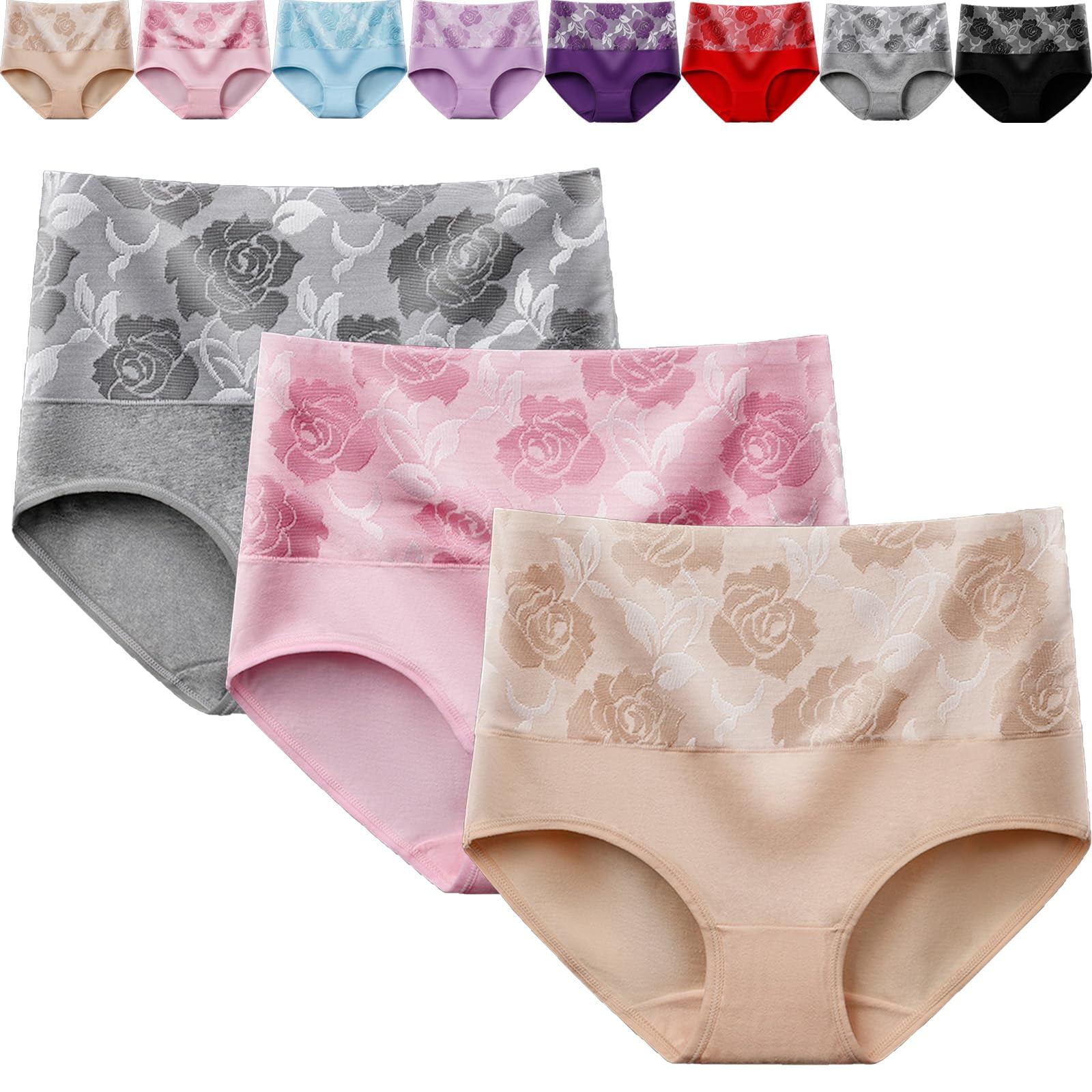 High Waist Leak Proof Panties, Incontinence Panties, Women's High Waist ...