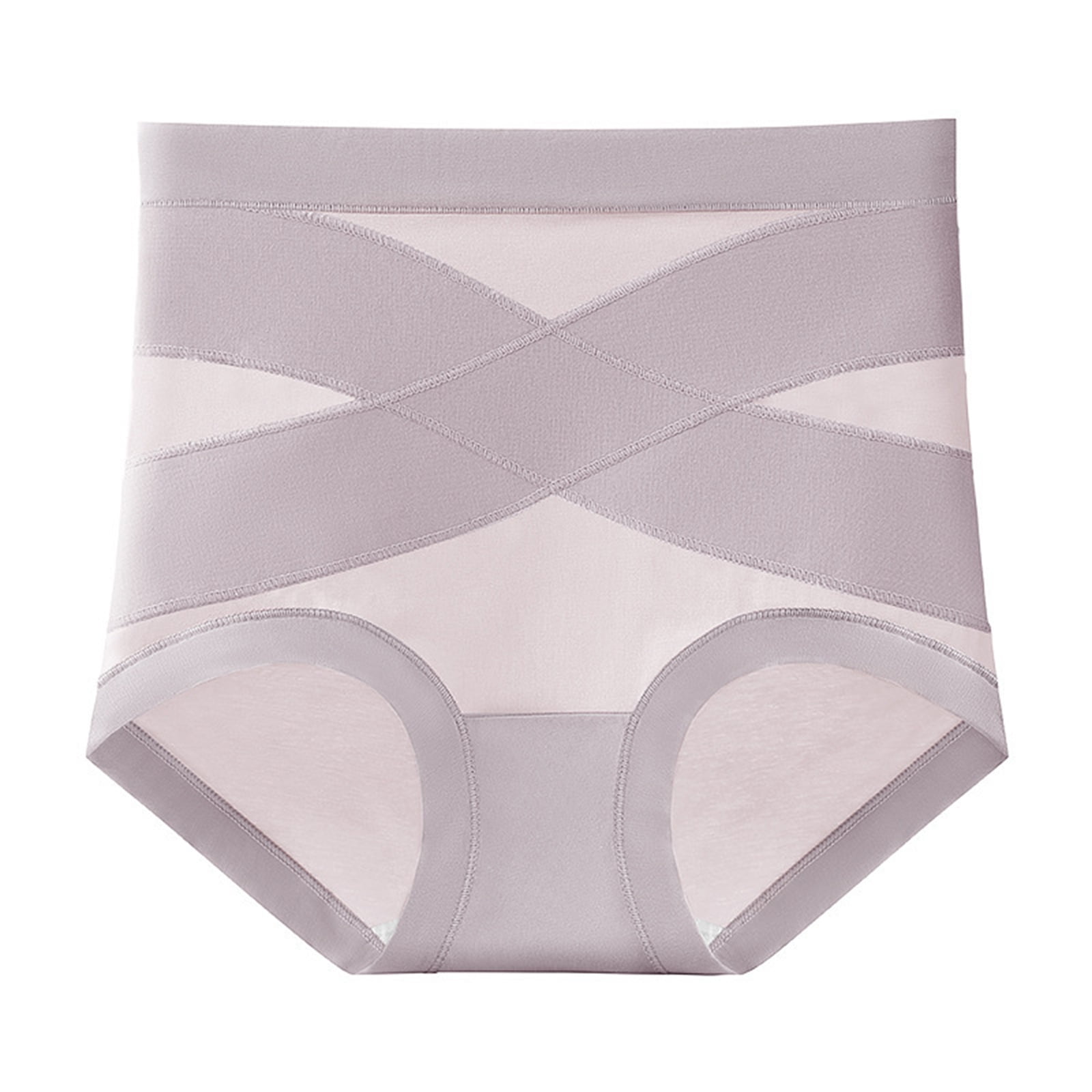 High Waist Panties for Women, Plus Size Tummy Control Briefs with Butt ...