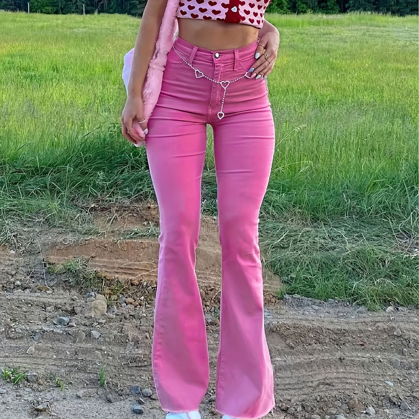 High Waist Slim Fit Womens Boot Cut Jeans Comfy Vintage Style With Pockets Ideal For Spring