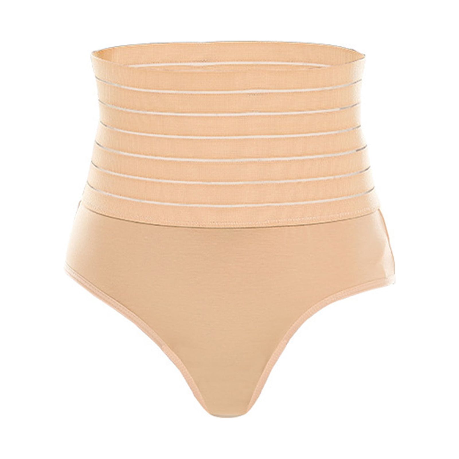 High Waist Striped Body Shaper Butt Lifter Slimming Tummy Briefs ...