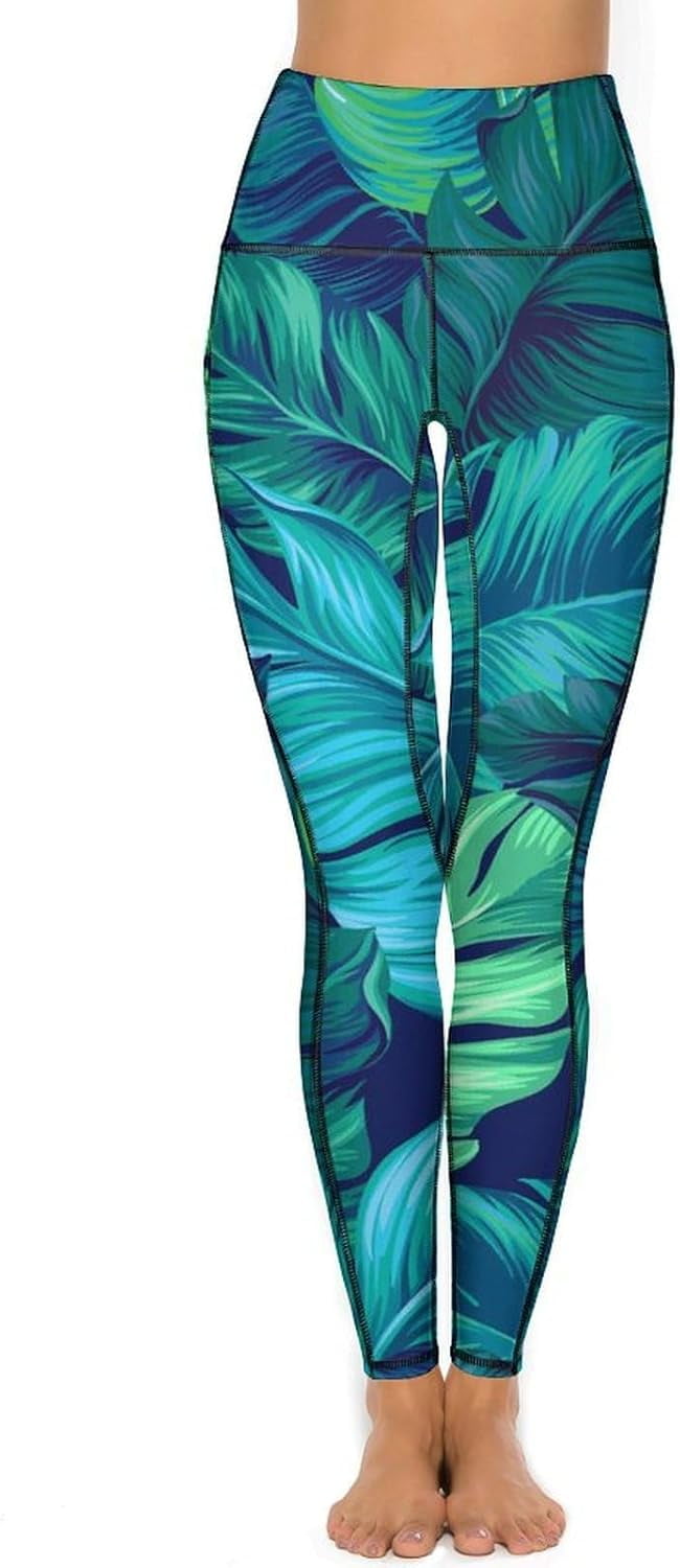 High Waist Yoga Pants for Women, 4-Way Stretch Running Pants, Exercise ...