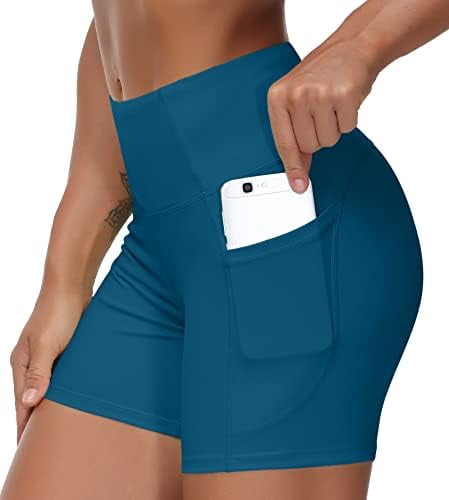 High Waist Yoga Shorts for Women's Tummy Control Fitness Athletic ...