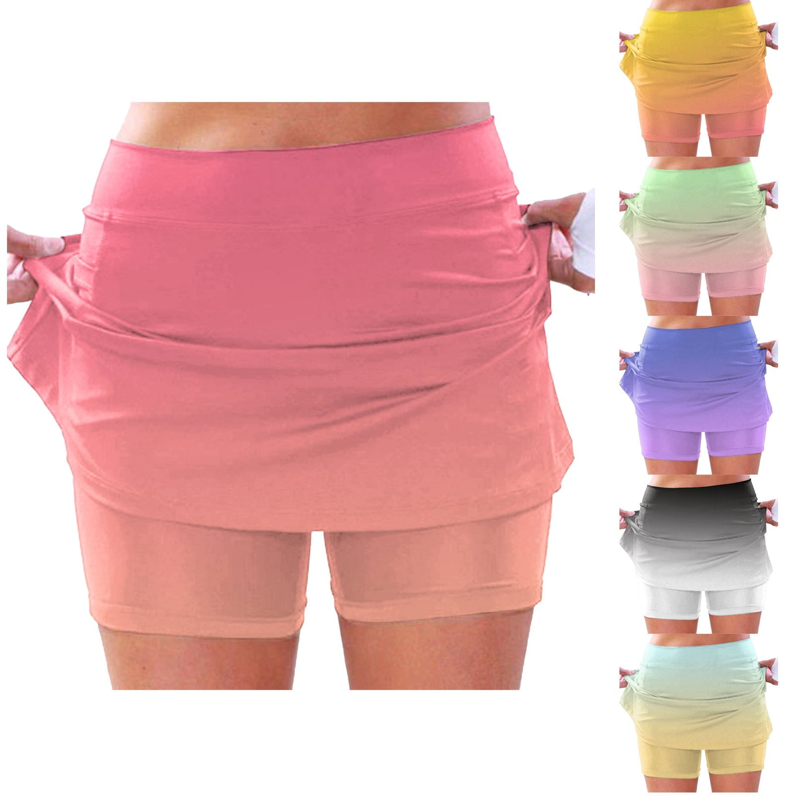 High Waisted Athletic Skorts Classic Women's Active Performance Skort ...