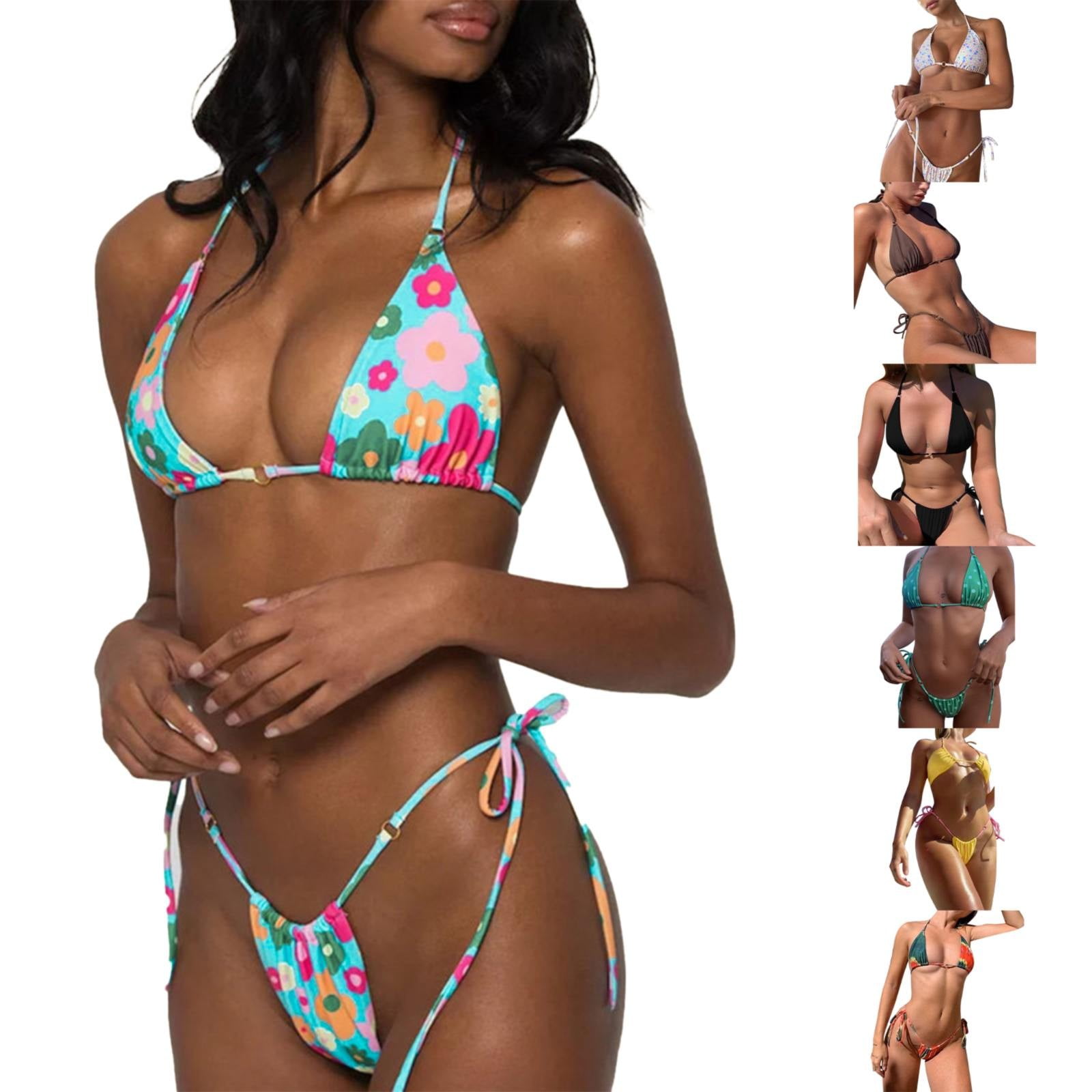 High Waisted Bikini Multiple Colors To Choose From Sexy Straps Split