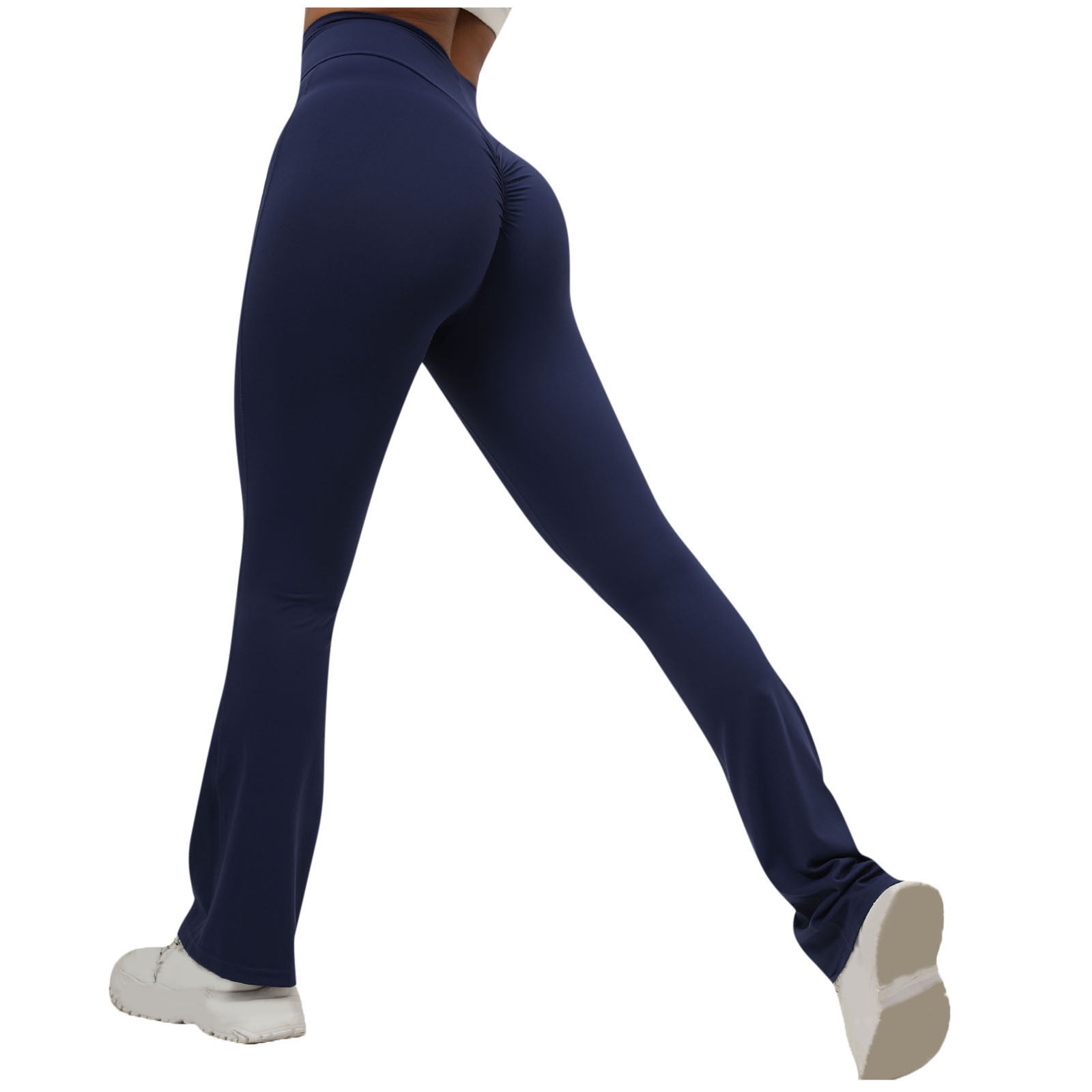 High Waisted Bootcut Yoga Pants for Women Scrunch Butt Lifting Stretch ...