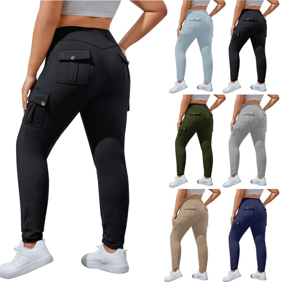 High Waisted Leggings For Women Full Length Capri Buttery Soft Yoga ...
