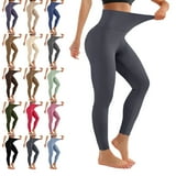 High Waisted Leggings for Women - Tummy Control Yoga Pants for Workout ...
