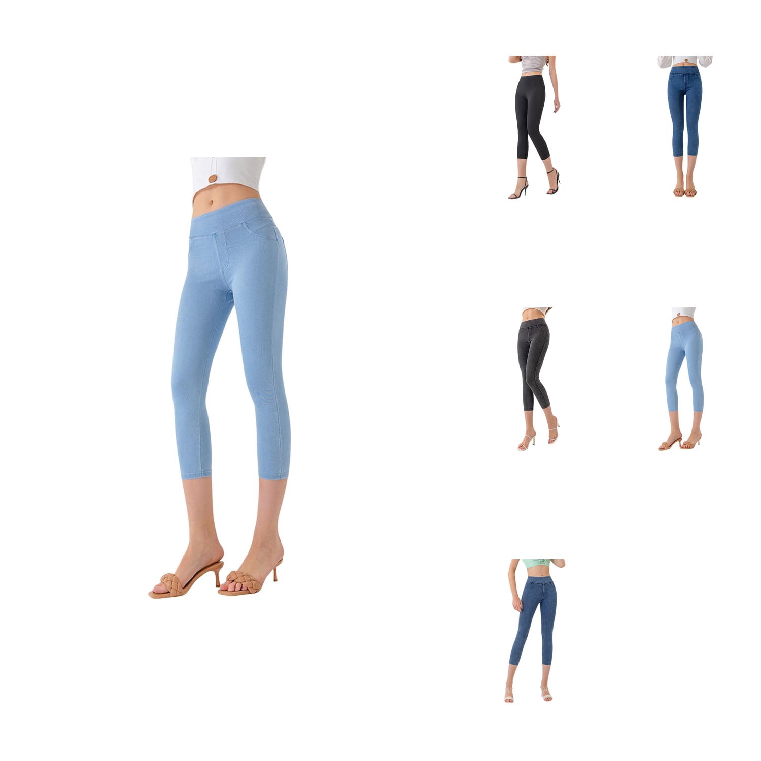 High Waisted Yoga Pants – Non-Sheer, Squat-Proof Workout Leggings with ...