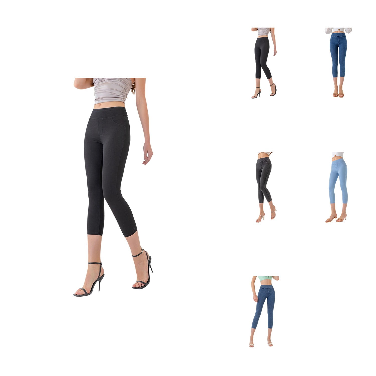 High Waisted Yoga Pants – Non-Sheer, Squat-Proof Workout Leggings with ...