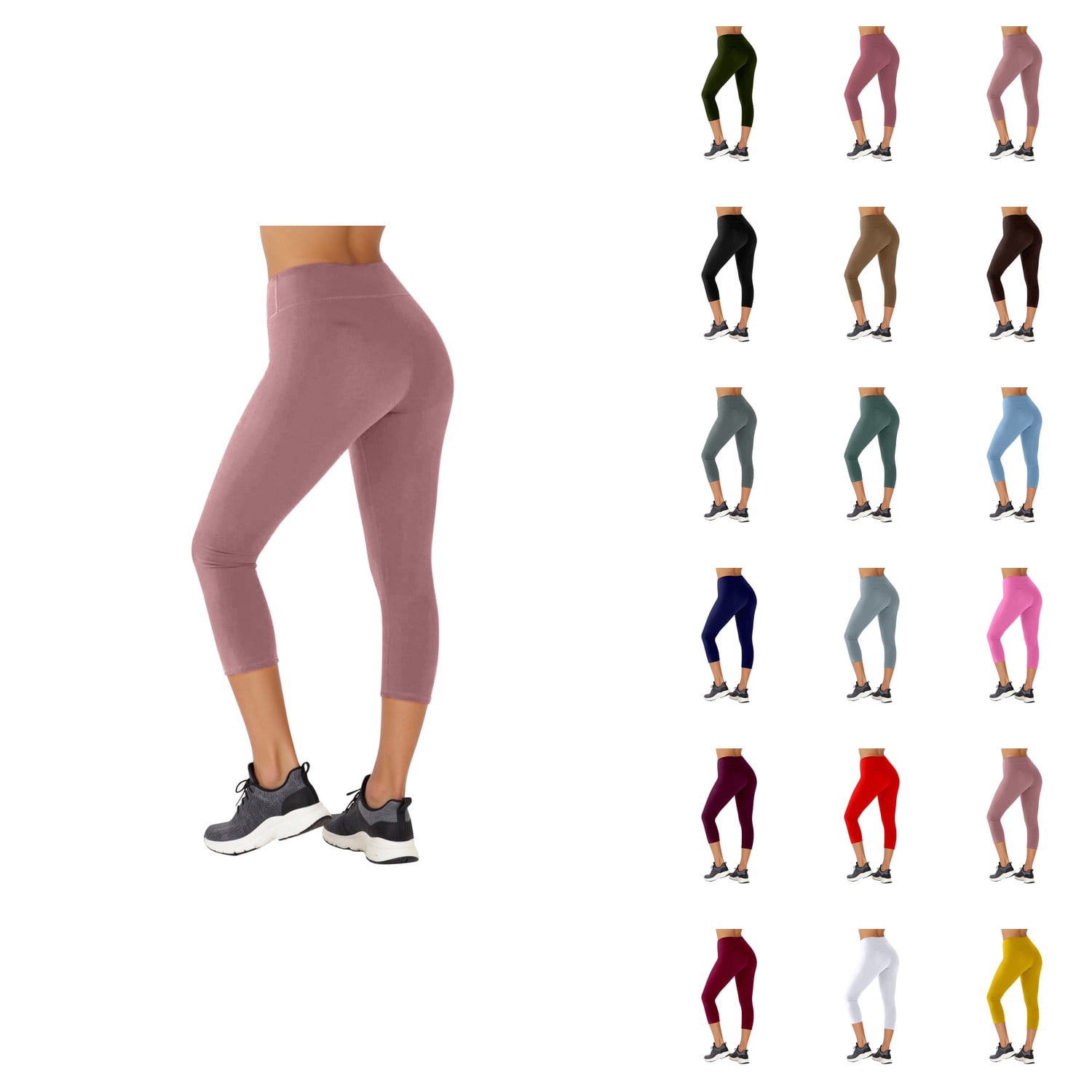 High Waisted Yoga Pants – Non-Sheer, Squat-Proof Workout Leggings with ...