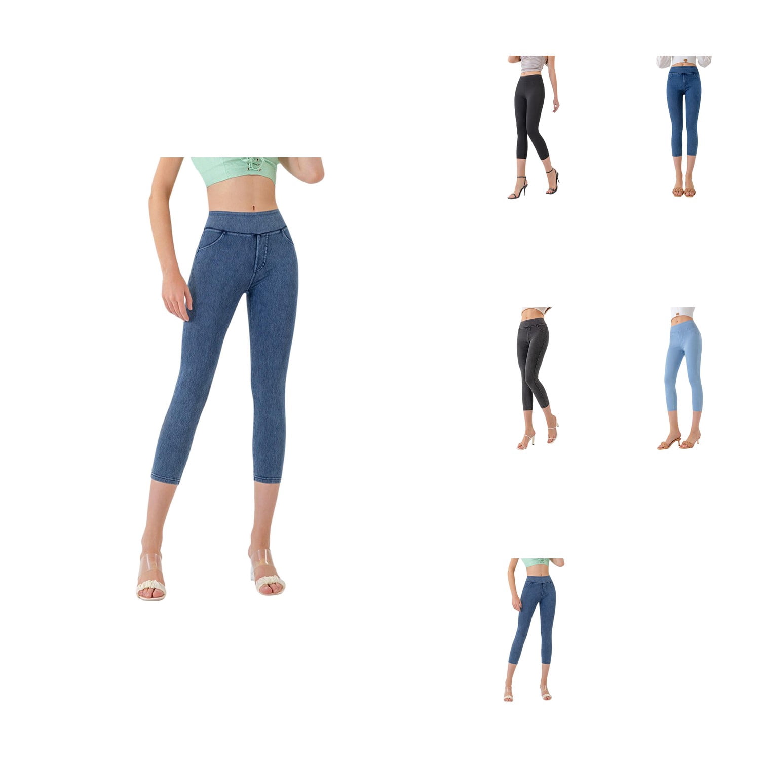 High Waisted Yoga Pants – Non-Sheer, Squat-Proof Workout Leggings with ...