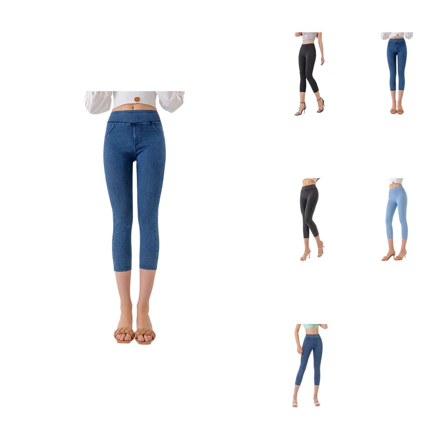 High Waisted Yoga Pants – Non-Sheer, Squat-Proof Workout Leggings with ...