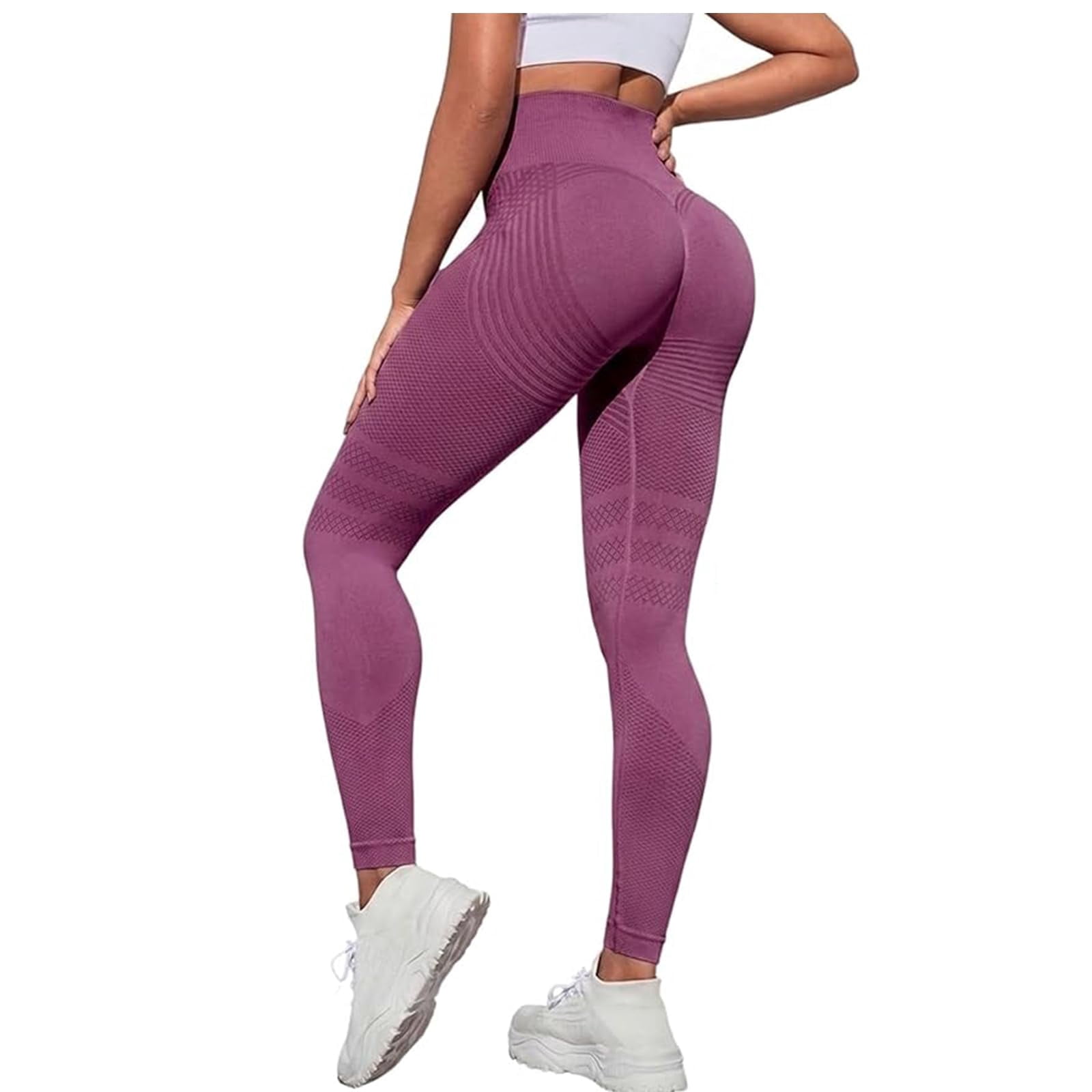 High Waisted and Hip Lifting Yoga Elastic Quick Drying Tight Pants, 3D ...