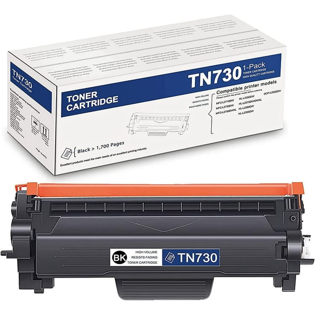 High Yield 1 Pack Black TN730 TN-730 Compatible Toner Cartridge ...