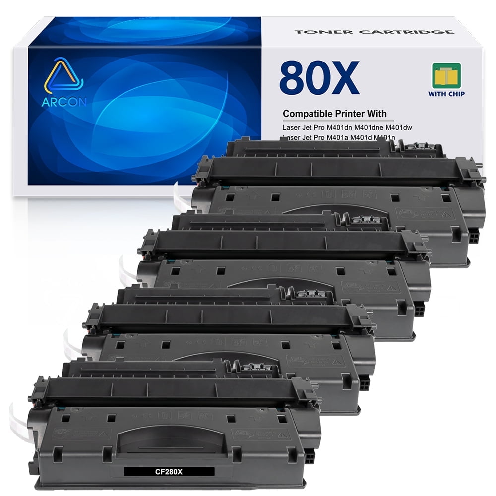 High-Yield | 80X Toner Cartridges Compatible for HP 80X CF280X 80A ...
