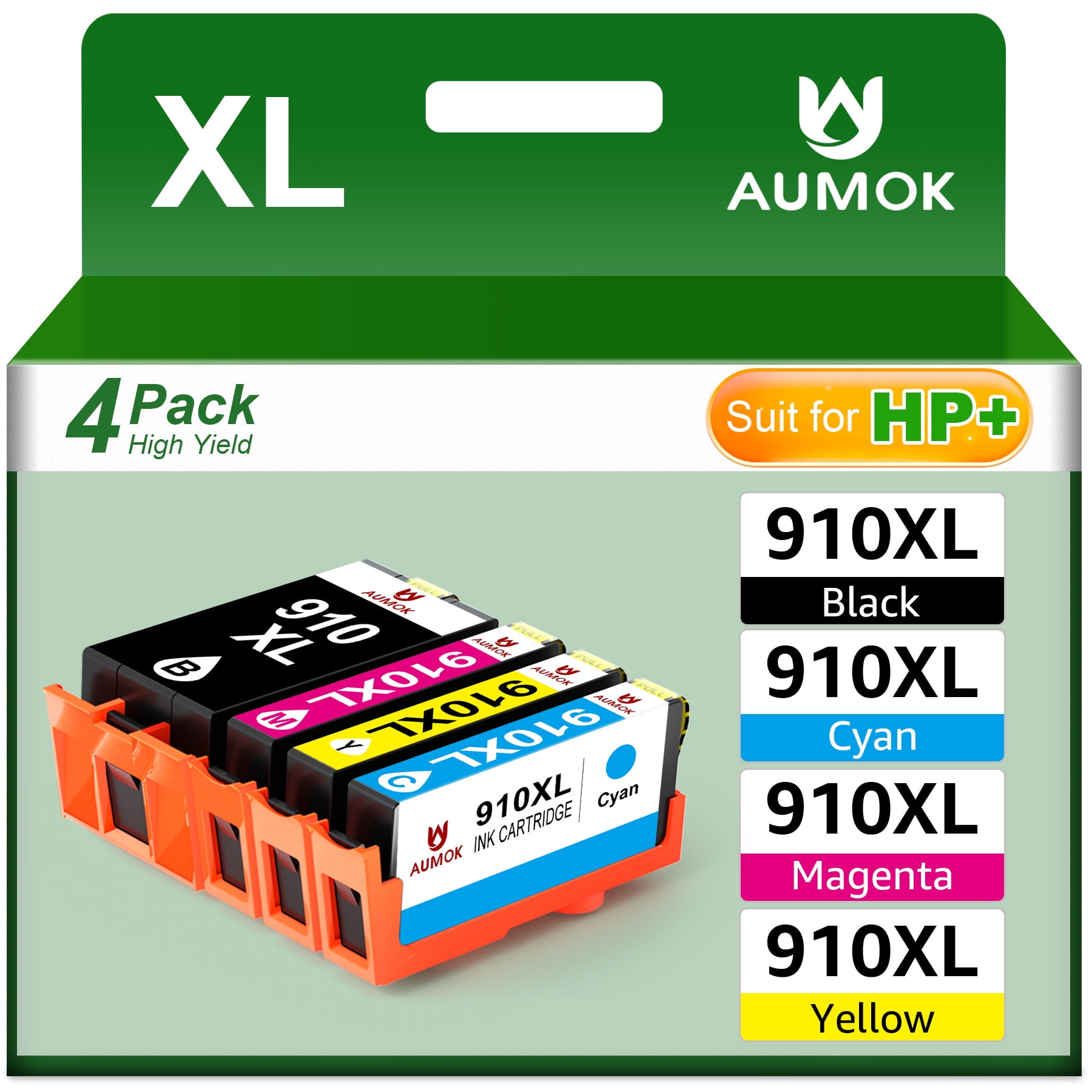 High Yield 910XL Ink Replacement for Printer Ink HP 910 Combo Pack ...