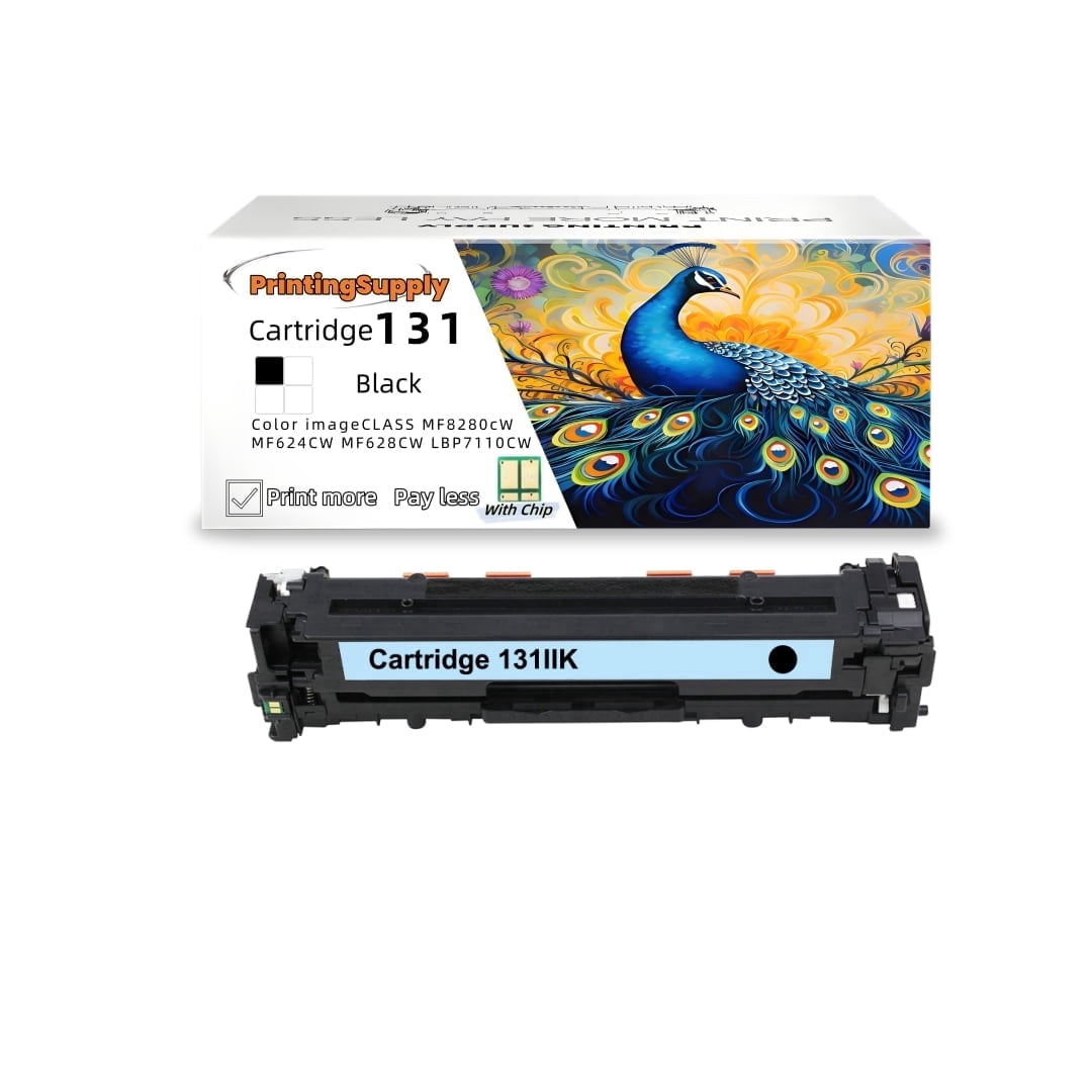 High-Yield Black Toner Cartridge for Canon 131 II / 6273B001AA - Fits LBP-7100CN LBP-7110CW ...