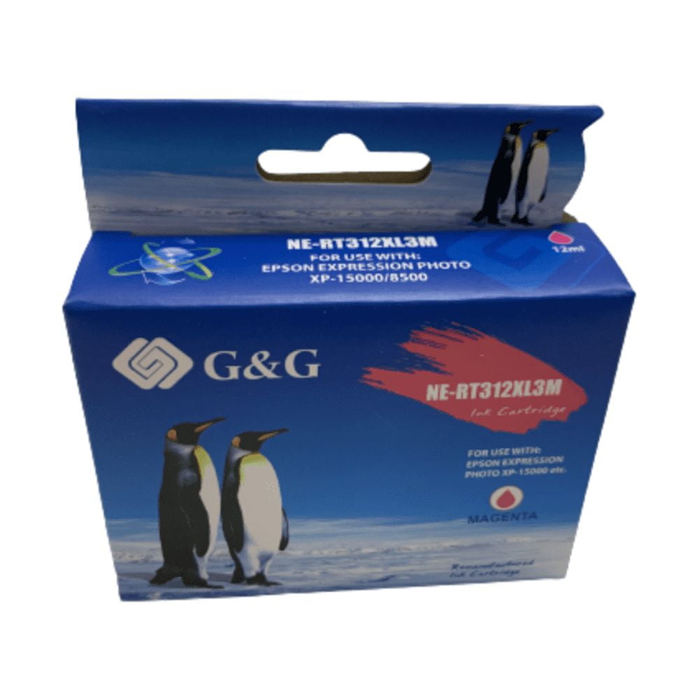 High-Yield Magenta Ink Cartridge for Epson 312XL T312XL320 - Fits Epson ...