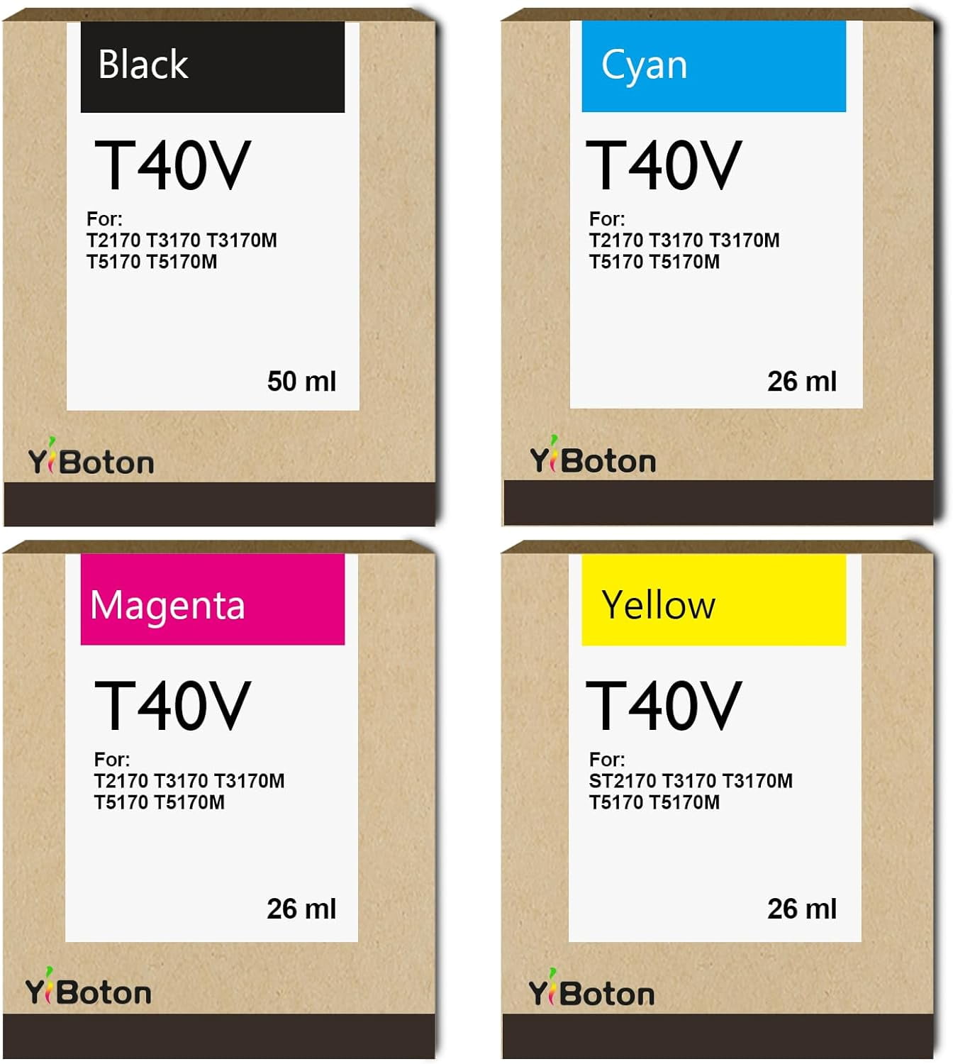 High Yield T40V Ink Cartridges T40V120 T40V220 T40V320 T40V420 Ink ...