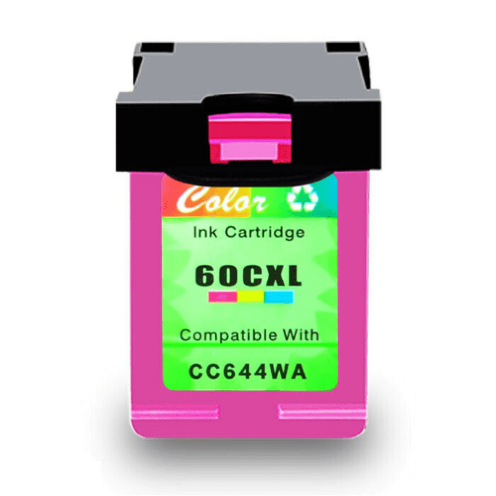 High-Yield Tri-Color Ink Cartridges for HP CC644WA 60XL - Fits HP C4600 C4610 C4635 C4640 D1660 ...
