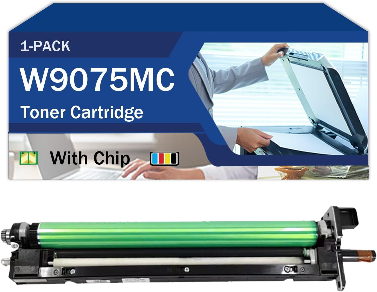 High Yield W9074MC W9075MC Drum Kit Compatible for HP MFP E786 E78626dn ...