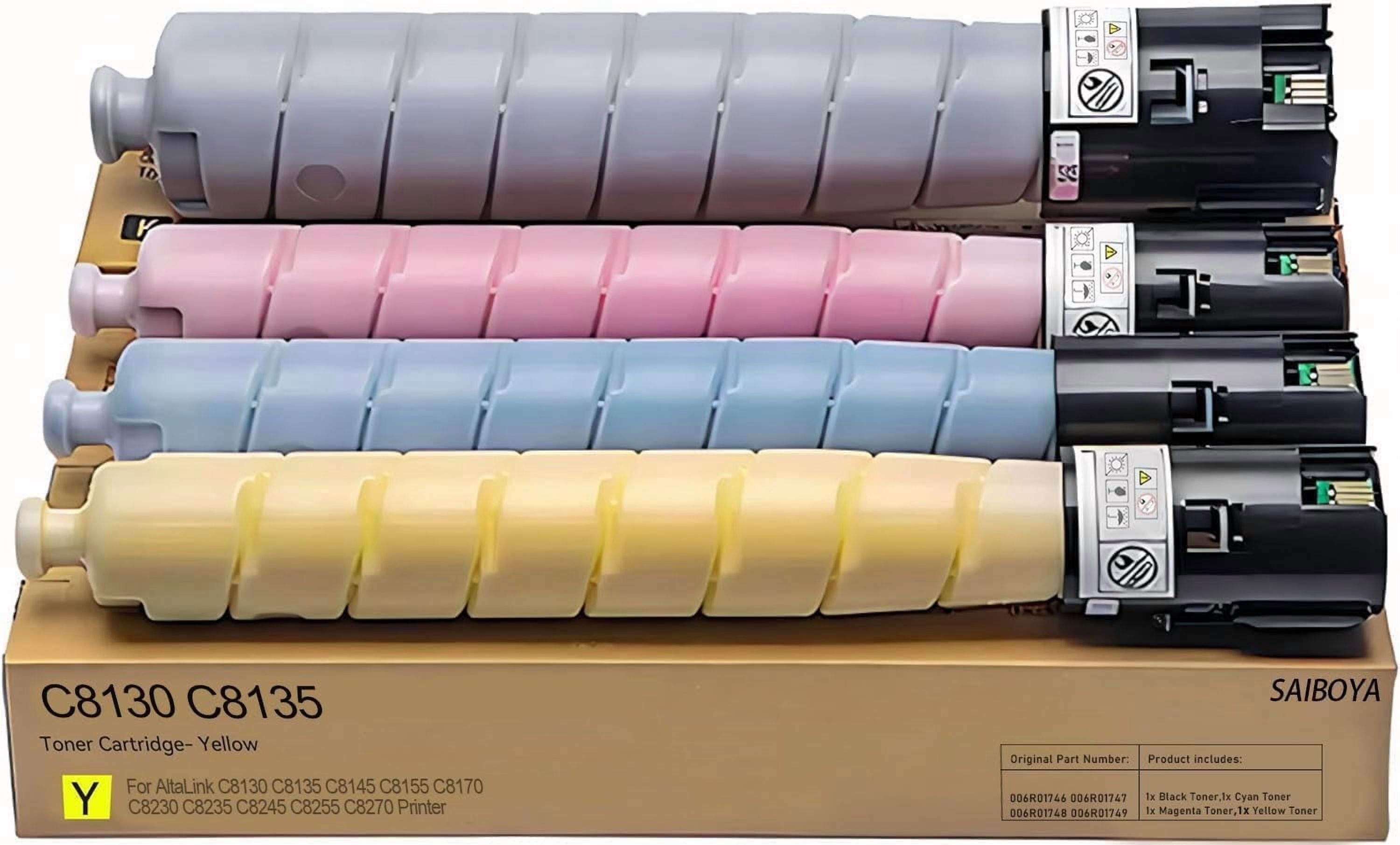 High-Yield Xerox AltaLink C8135 C8145 C8130 Toner Cartridge Replacement ...