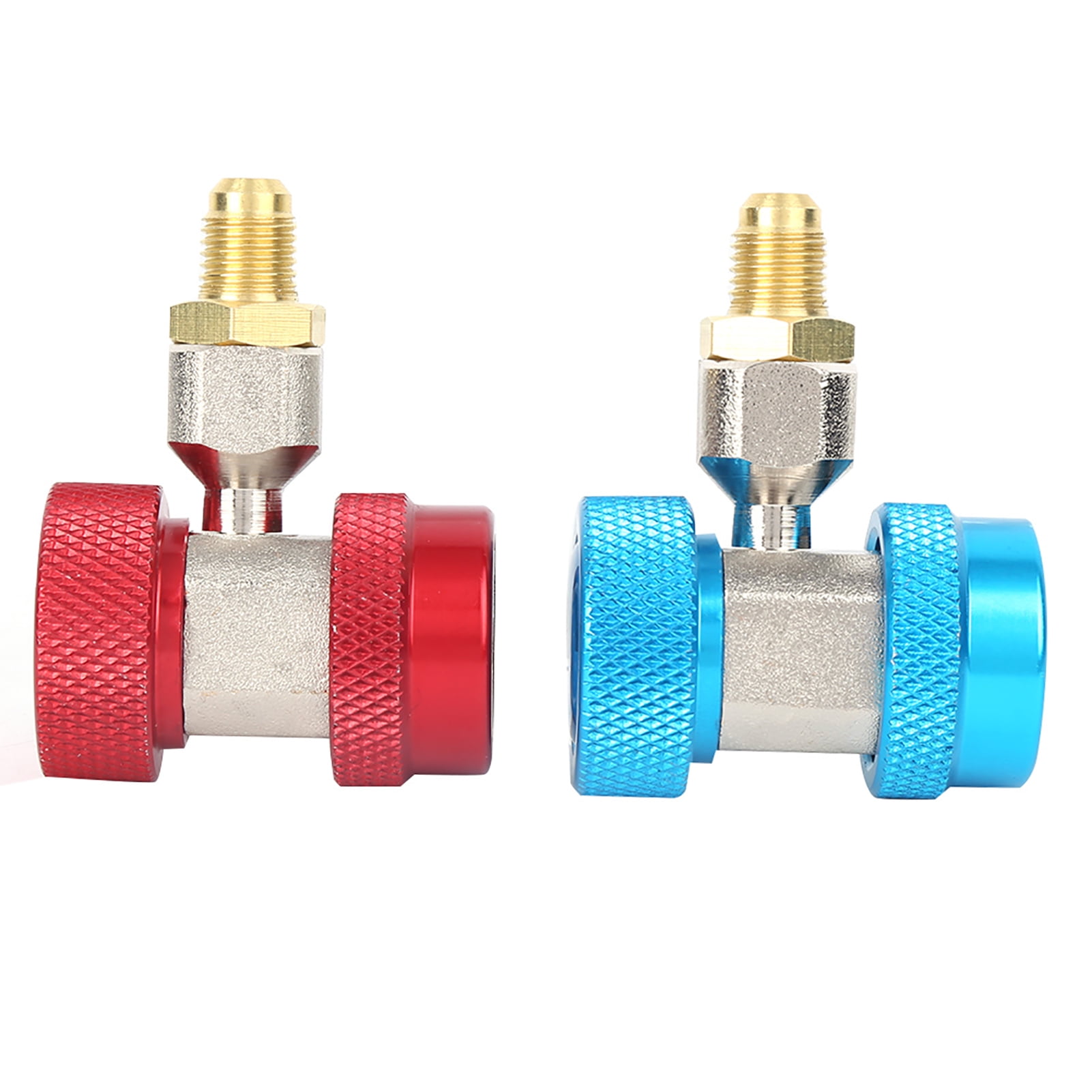 High and Low Pressure Air Conditioning Quick Connector Coupler Adapter ...