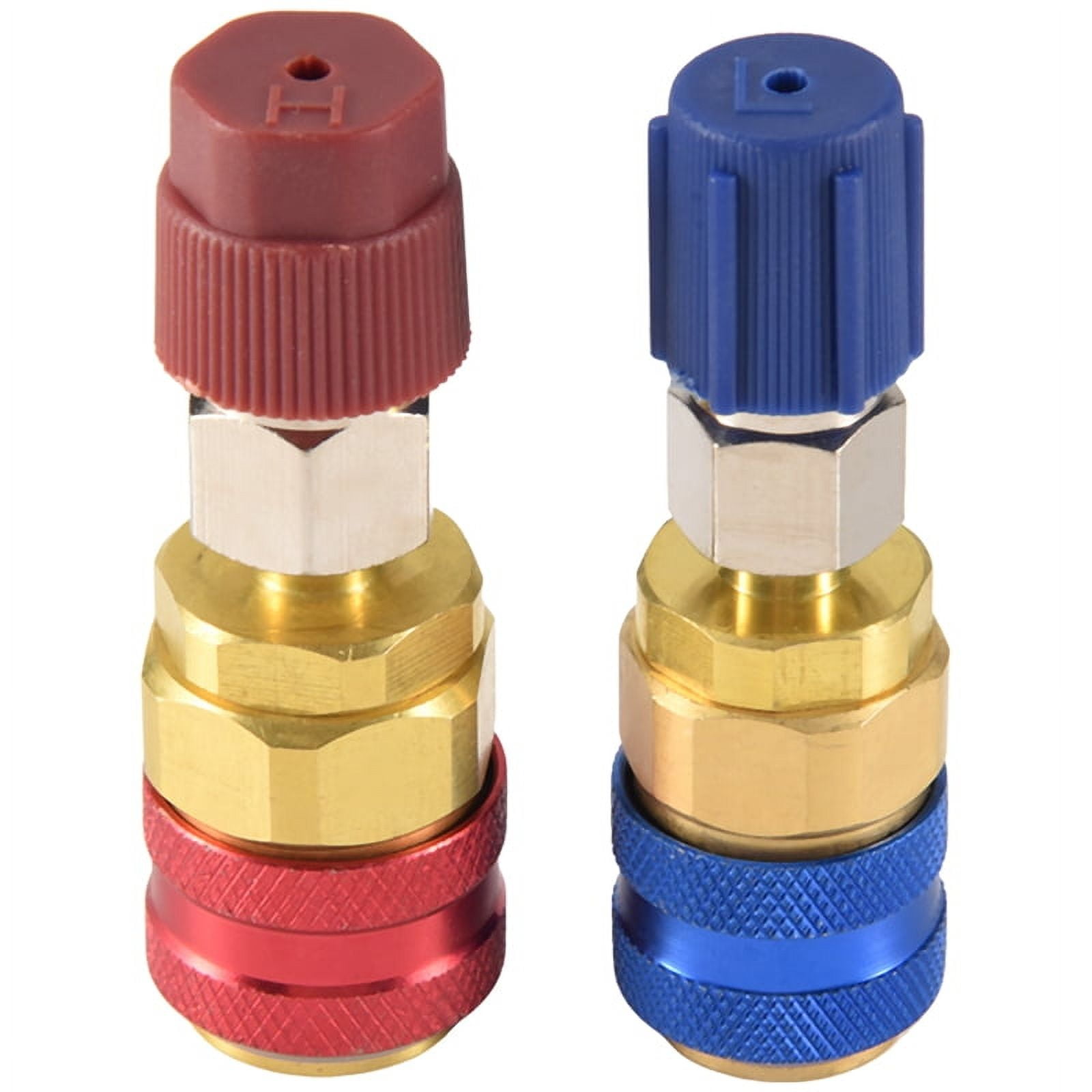 High and Low Side Expansion Adapter R134A Freon Quick Connector Adapter ...